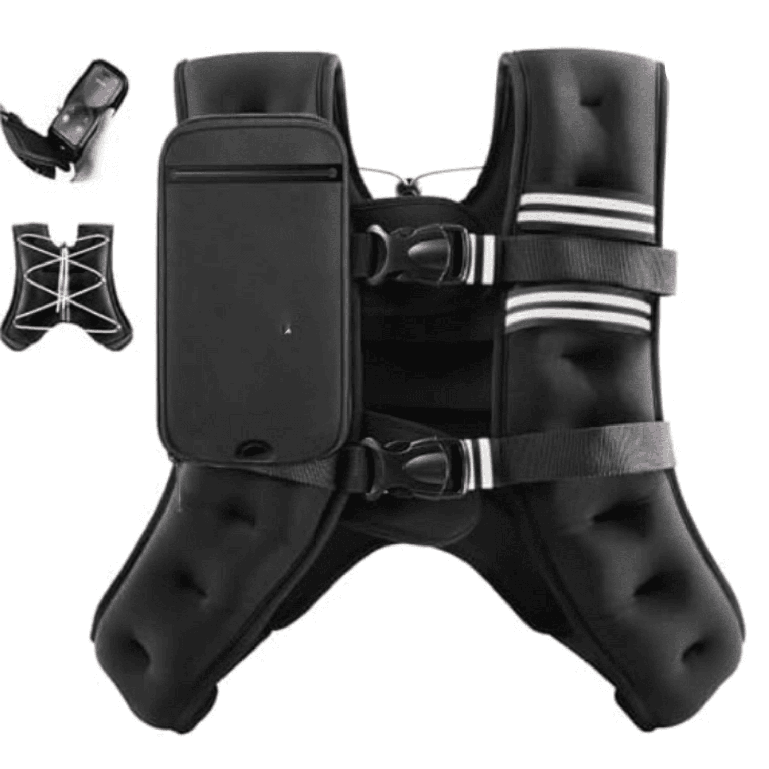 Weighted Vest for Women & Men, 8lb/12lb/16lb/20lb Body Weight Vest with ...