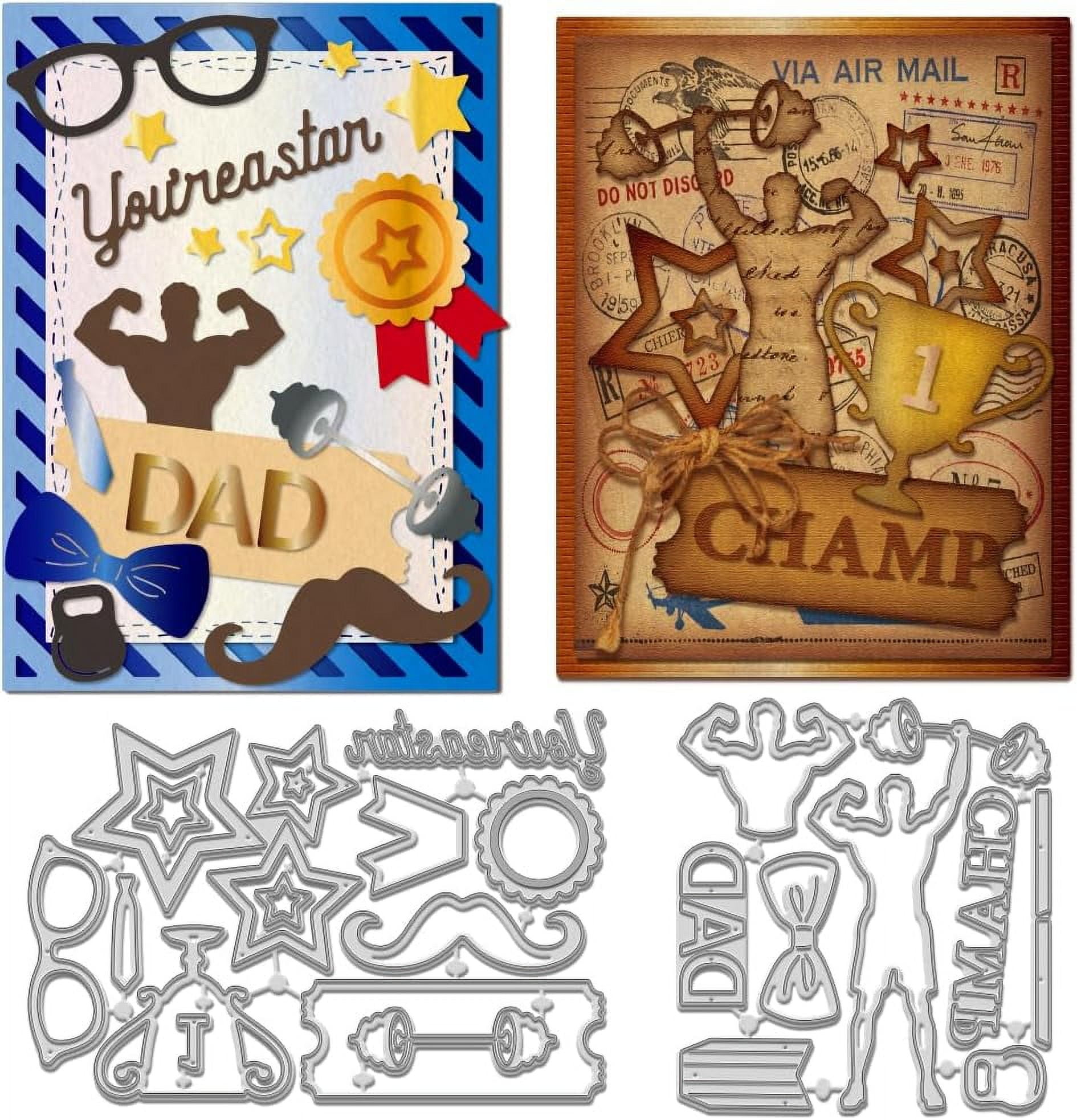 Weightlifter Metal Cutting Dies Sports Movement Cutting Dies Stencil ...