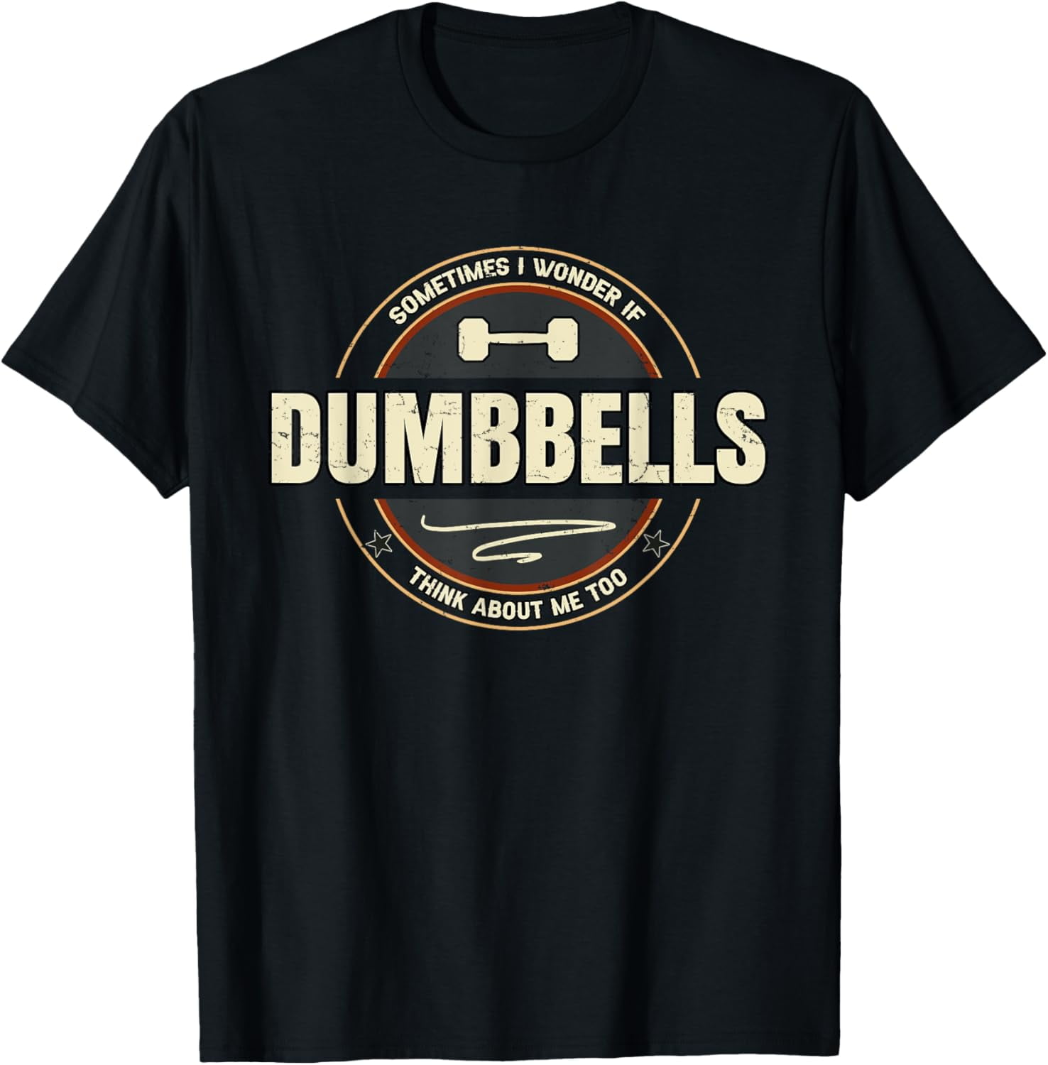 Weightlifting Dumbbells Powerlifting Gym Quote Weightlifter T-Shirt ...