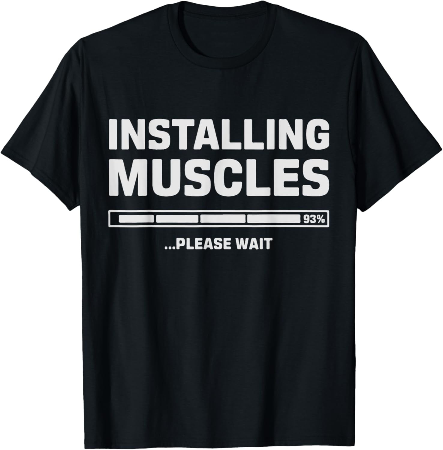 Weightlifting Installing Muscles Workout & Gym Weightlifter T-Shirt - Walmart.com