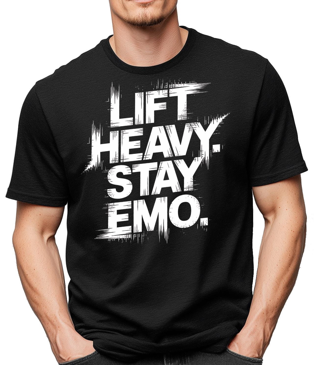Weightlifting Tee Emo Aesthetic Shirt | Lift Heavy Stay Emo Grunge Gym ...