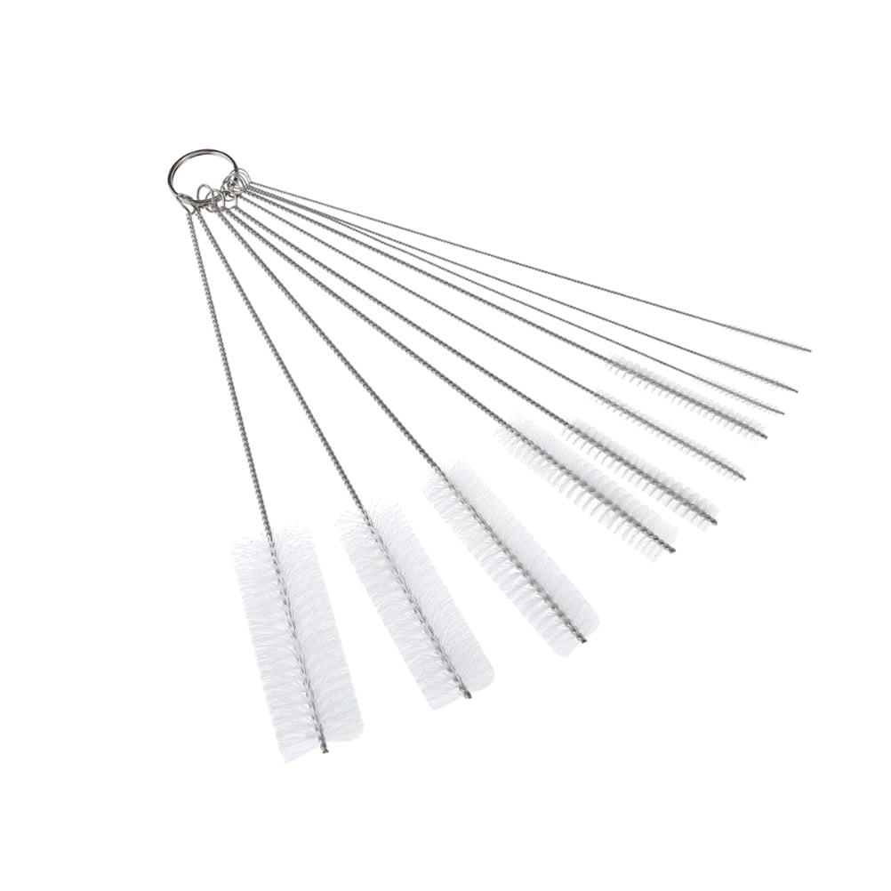 Weijiyouyu 10PCS/Set Drinking Straw Cleaning Brushes Stainless Steel ...