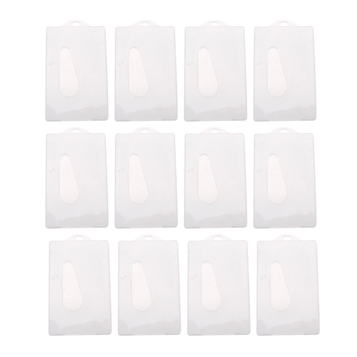 Weijiyouyu 12pcs Cover ID Protector with Hole-Opening Frosty ...