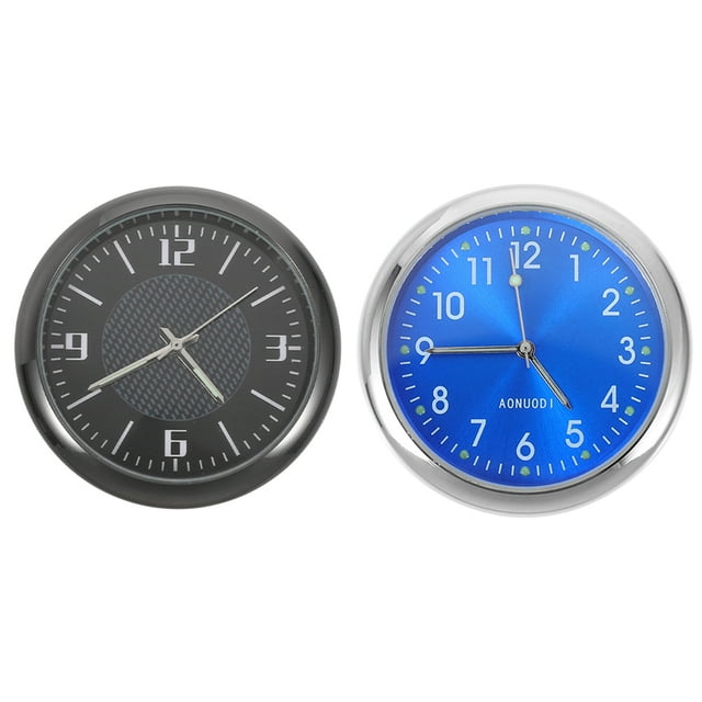 Weijiyouyu 2 Pcs Vehicle Clock Dashboard Digital Clock Adhesive Mini ...