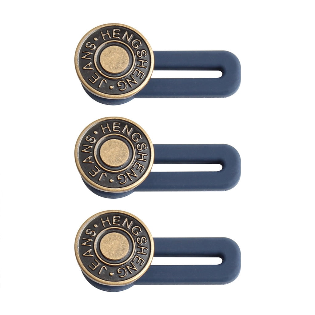 Weikingp 3Pcs Jeans Extendable Button Pants Waist Extension Extended ...