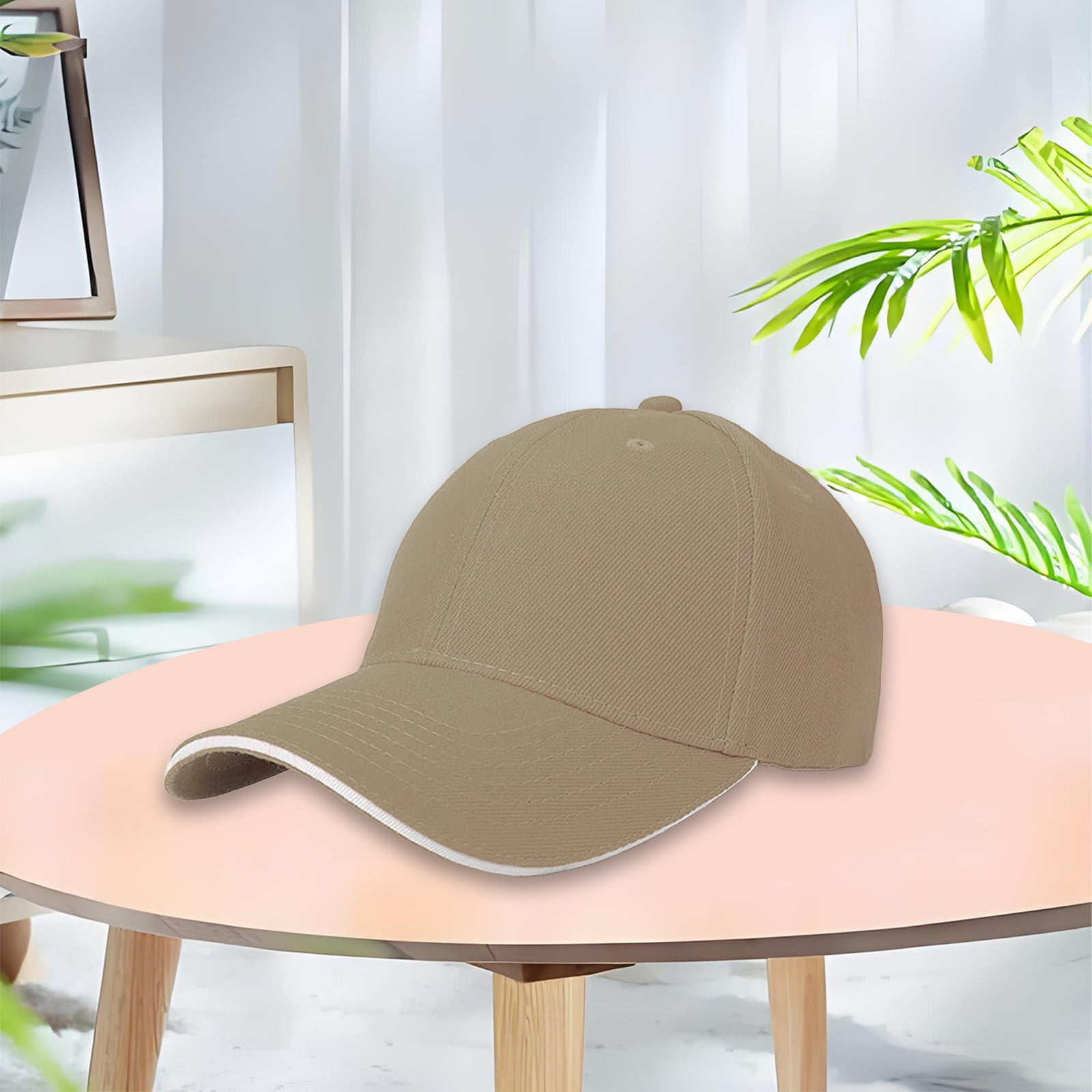 Weikingp Baseball Hat,Sandwich Hairy Green Baseball Cap Light Plate Sandwich Cap Tourism ...