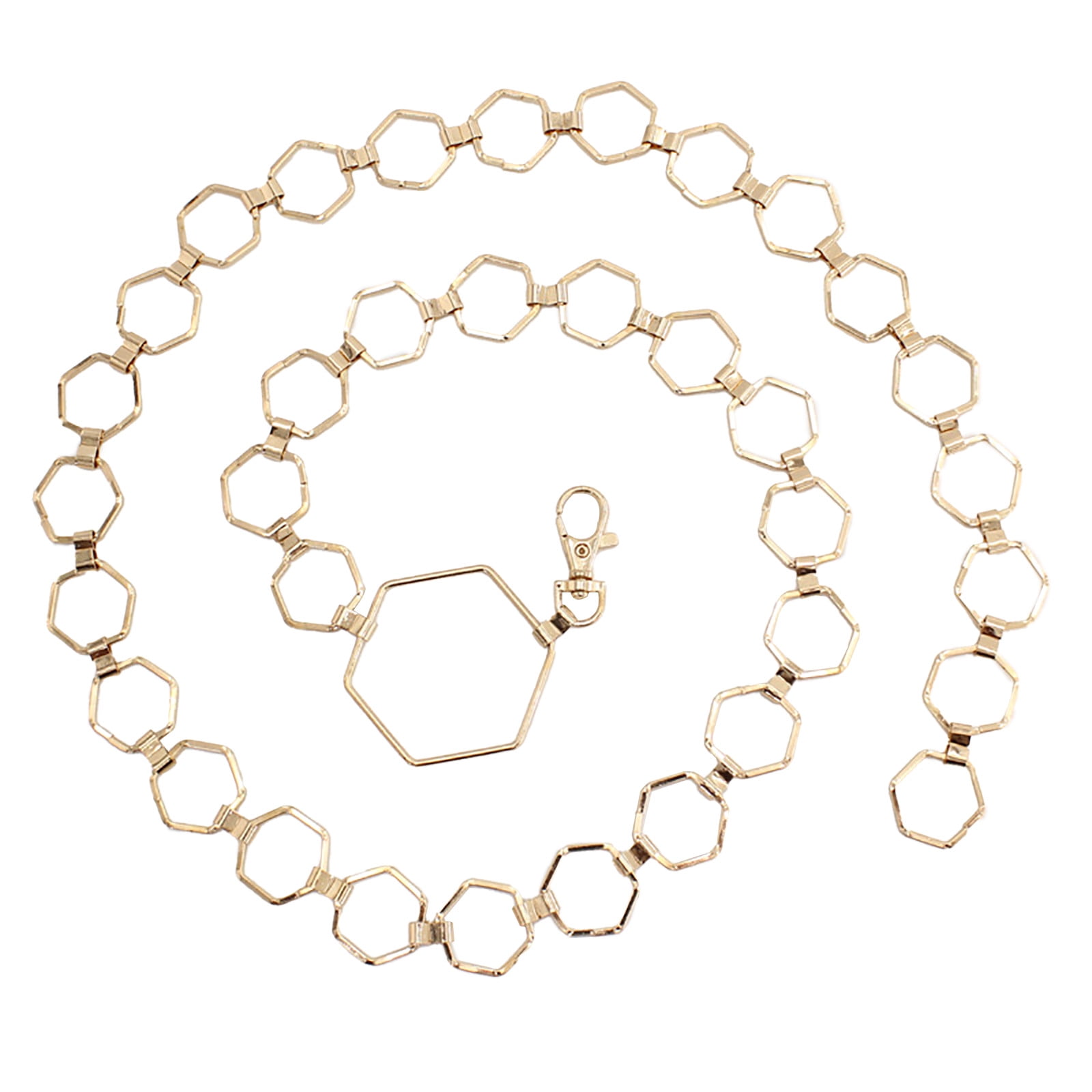 Weikingp Belts for Women Women Hook Adjustment Waist Metal String ...