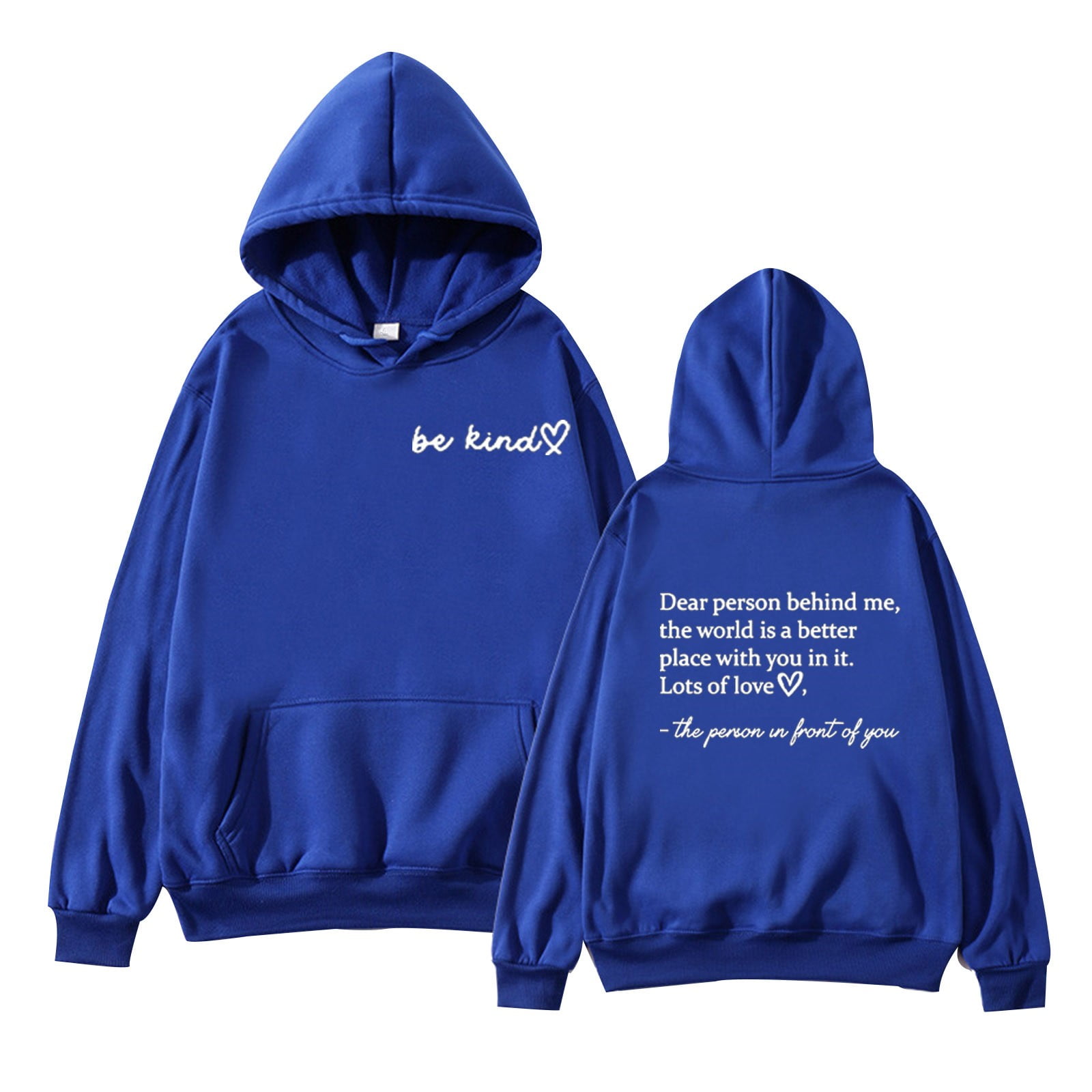 Weikingp Dear Person Behind Me Hoodie Women's The World Is A Better ...