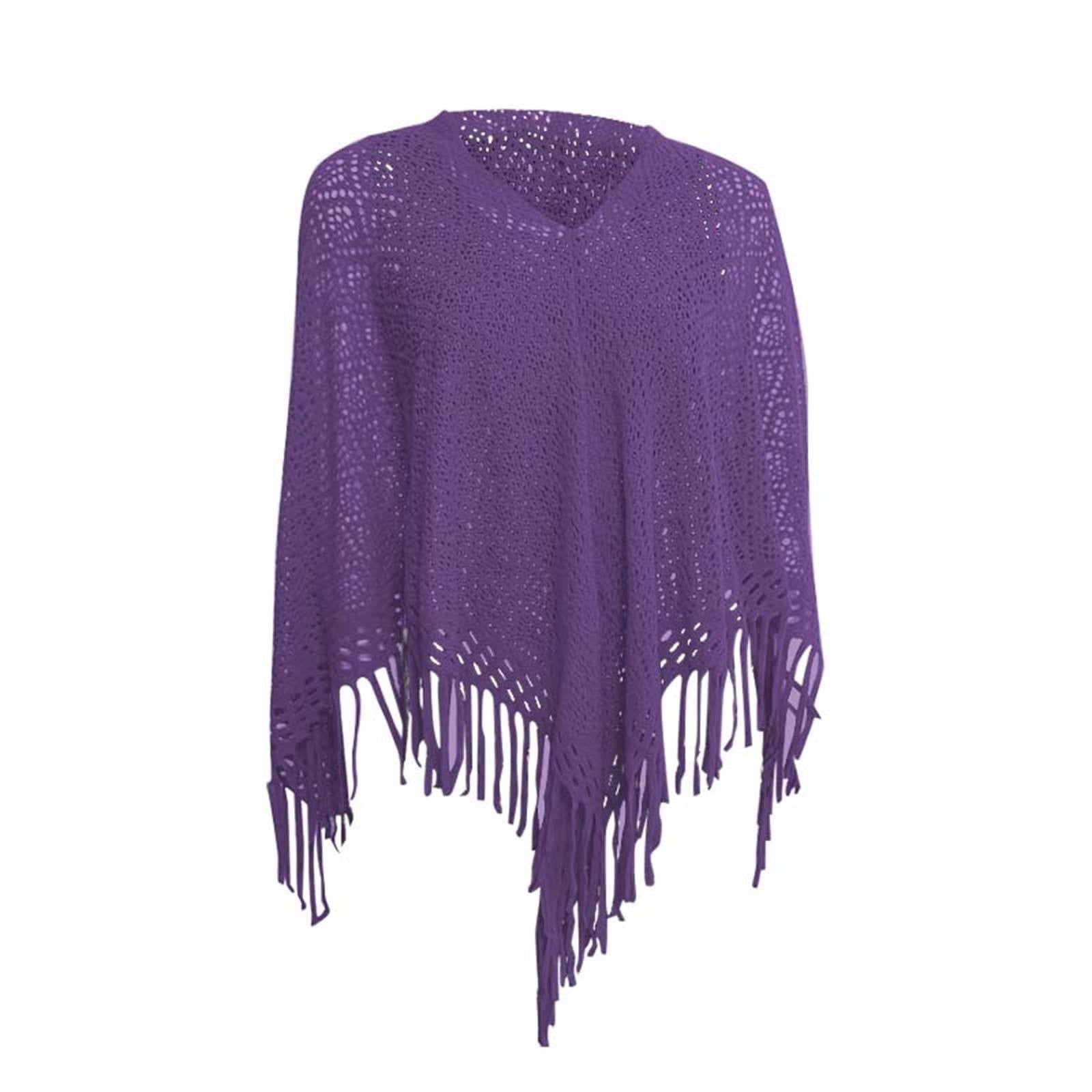 Weikingp Shawl Wraps for Women, Women's Four Seasons Casual Shawl ...