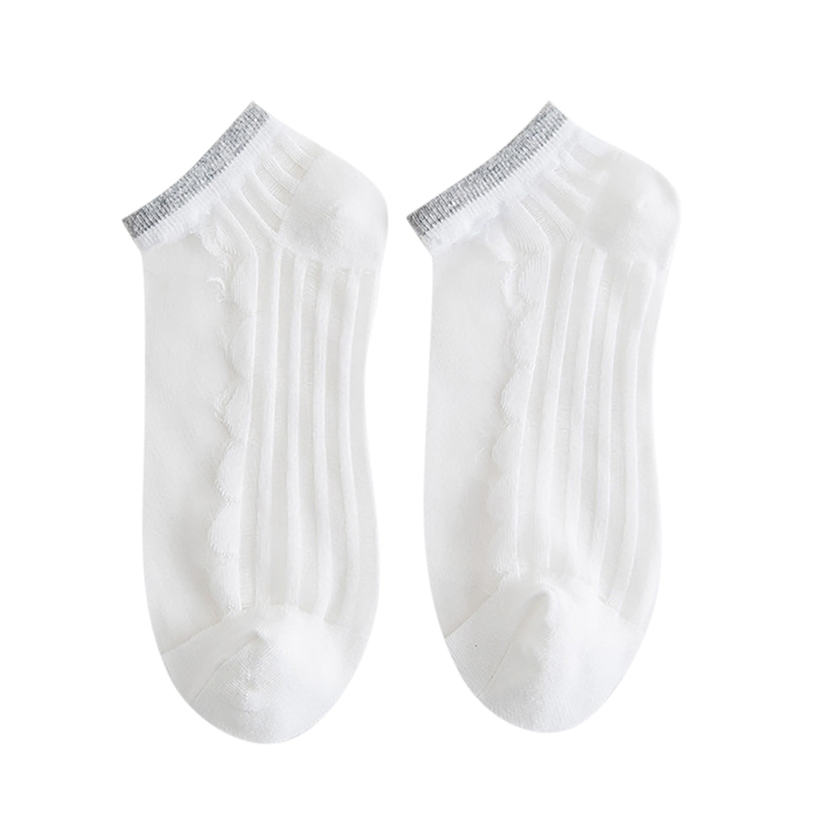 Weikingp Silk Stockings Crystal Tulle Pearl Summer Socks Women ...