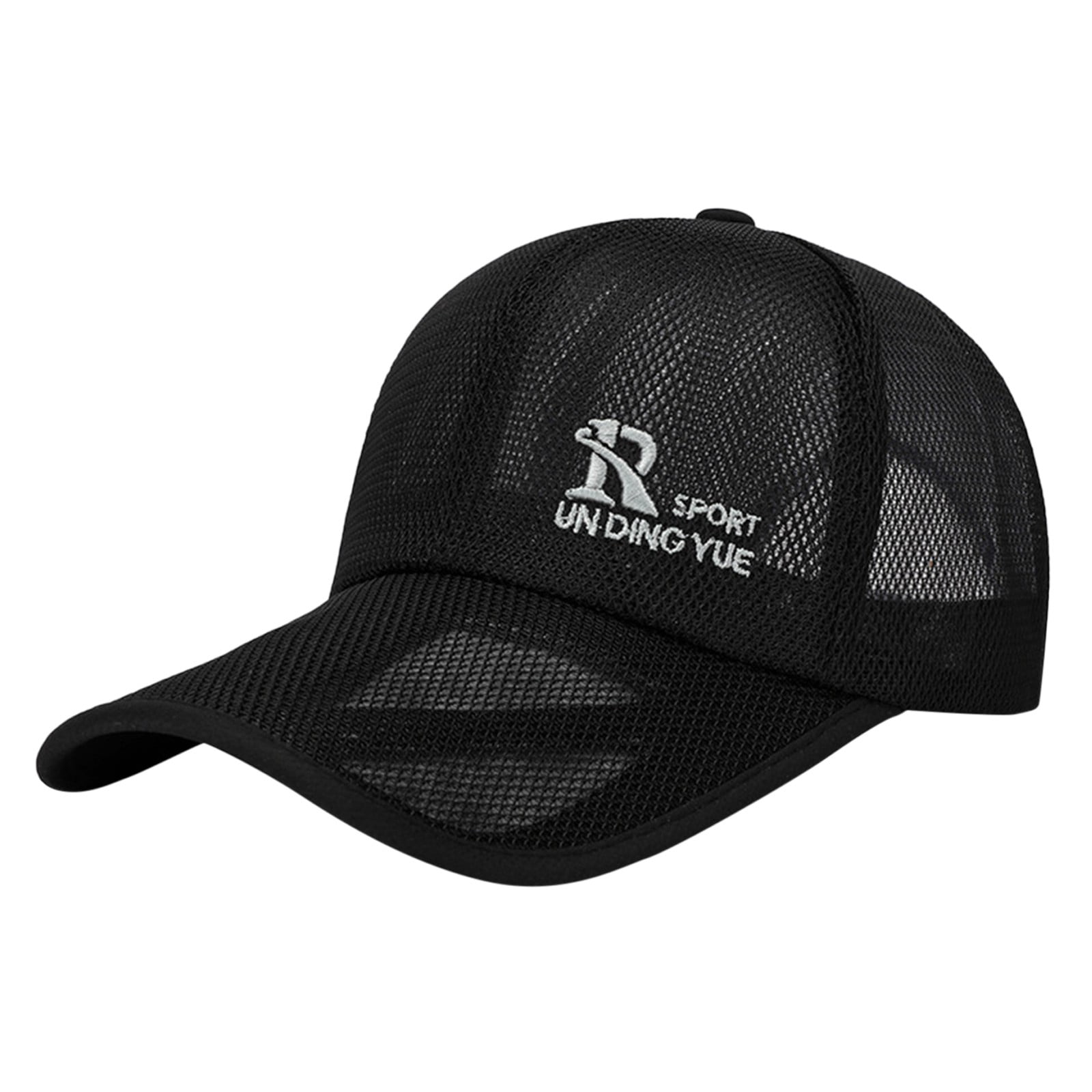 Weikingp Sun Hats for Men Men Embroidered Letters Baseball Cap Mesh ...