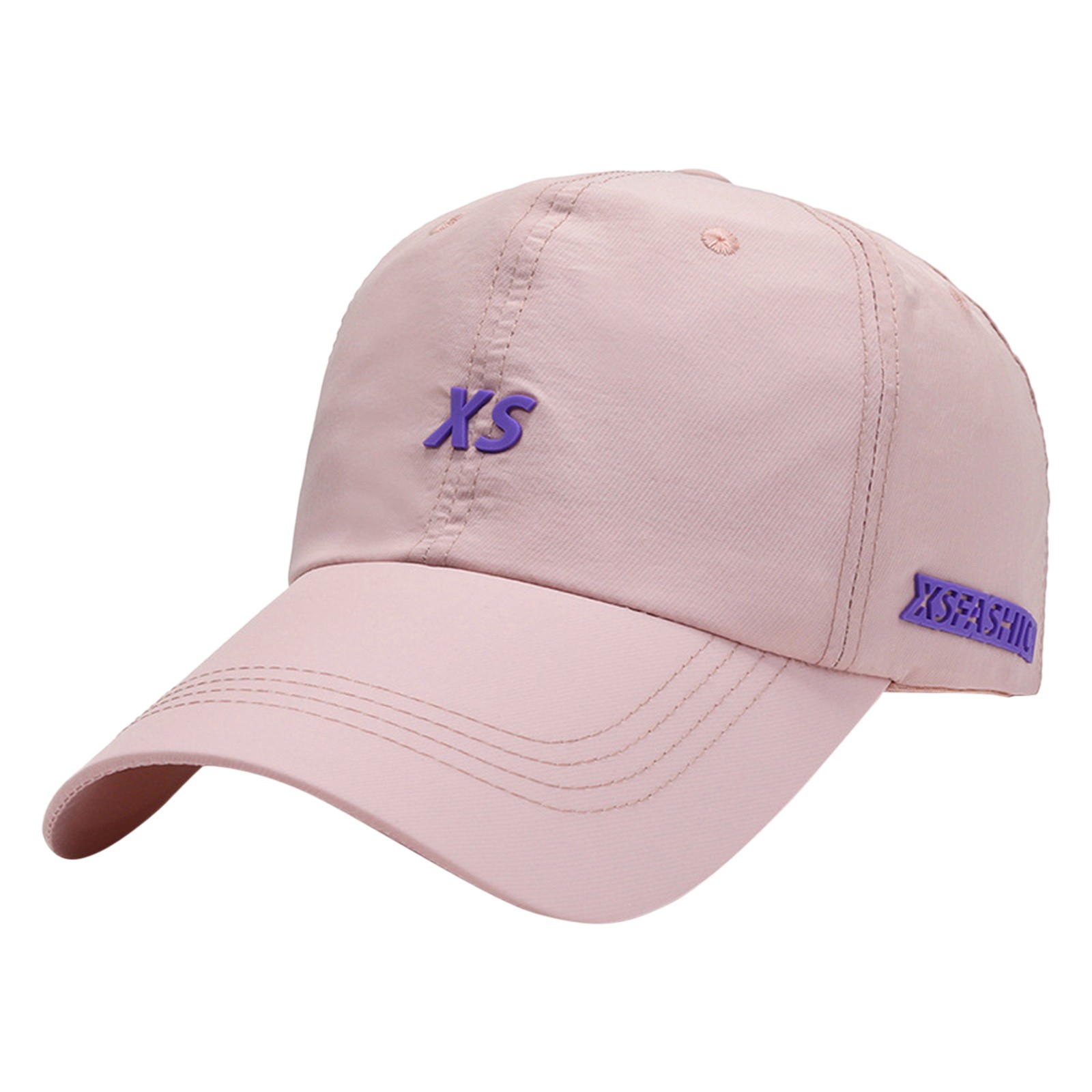 Weikingp Sun Hats for Women Men And Women Hat Letter Soft Top Peaked ...