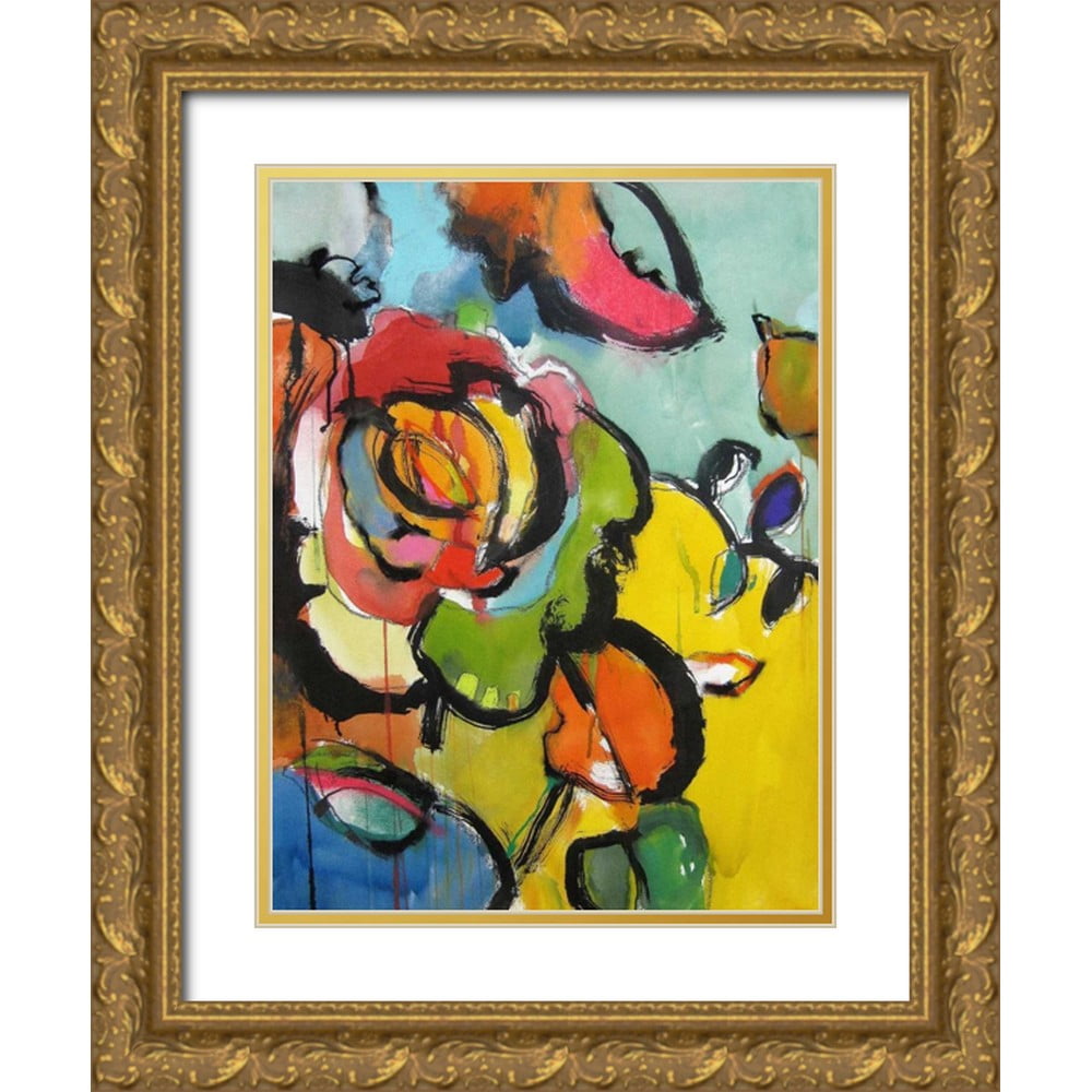 Weil, Emily 19x24 Gold Ornate Wood Framed with Double Matting Museum ...