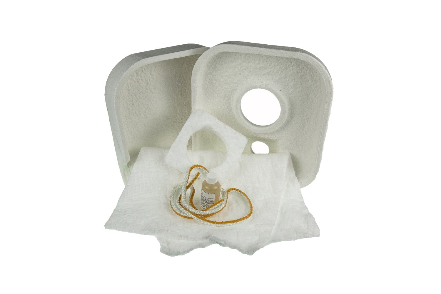 Weil-Mclain 386-700-355 Boiler Combustion Chamber Kit, With Rear ...