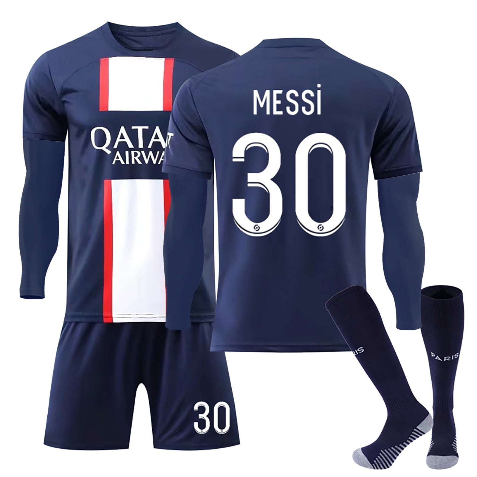Weilan 22/23 French Home Game Soccer Jersey, #30 Professional Soccer Player French Soccer Jersey ...