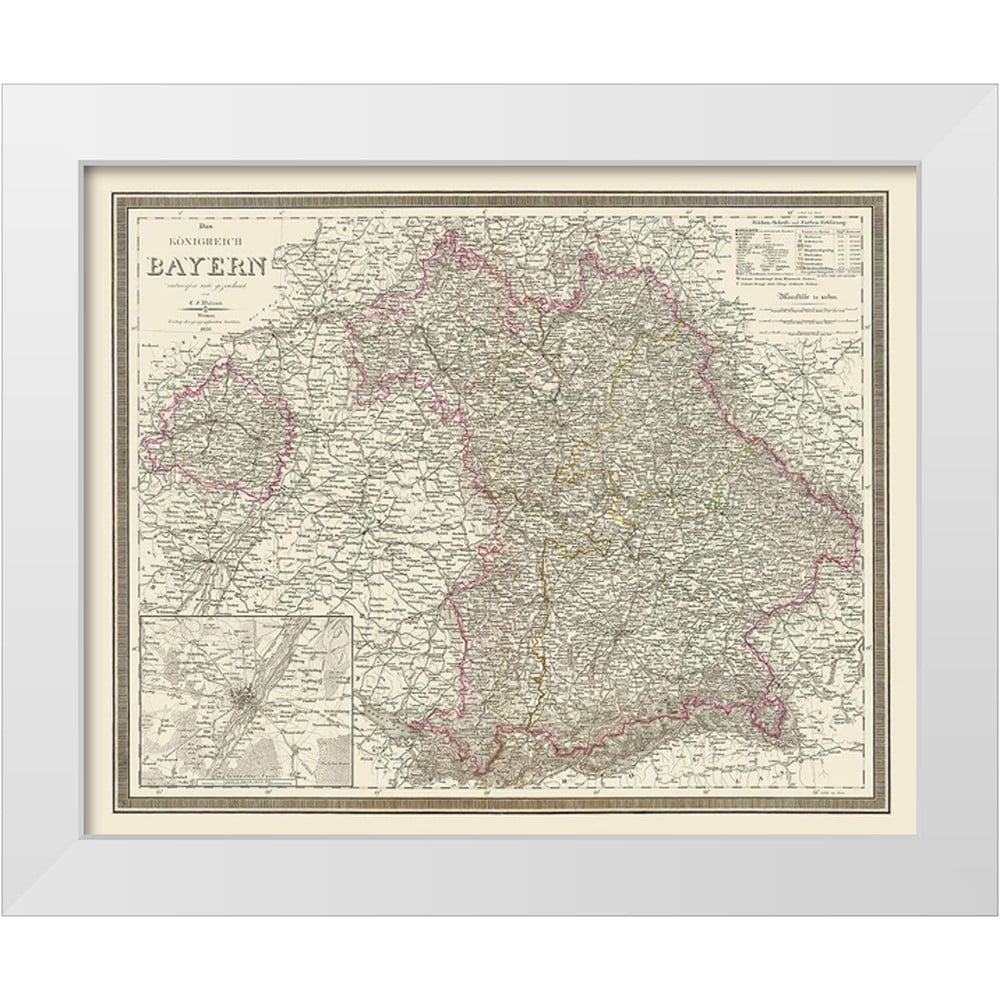 Weiland 31x26 White Modern Wood Framed Museum Art Print Titled ...