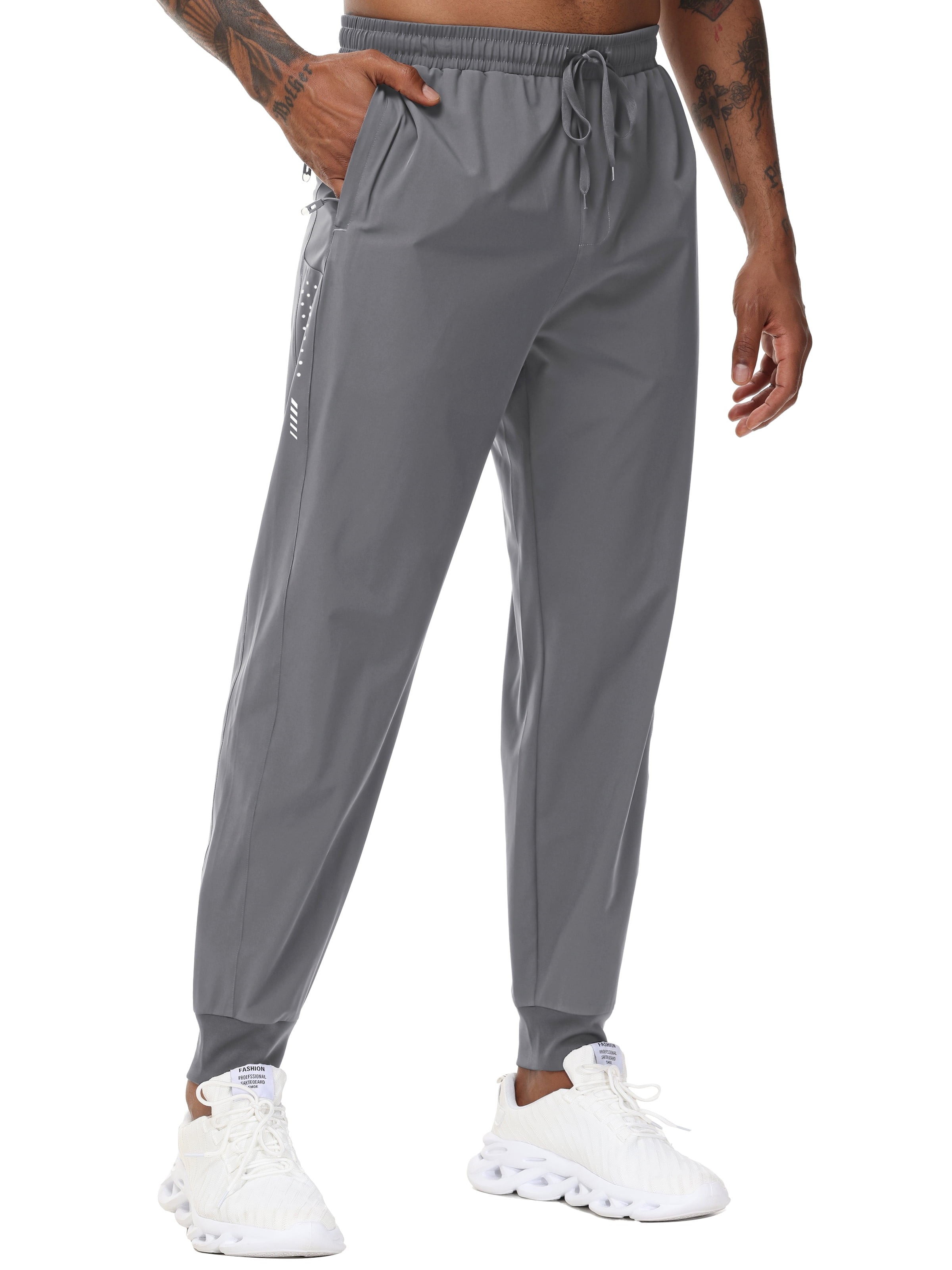 Weilanxin Men's Athletic Running Pants, Lightweight Waterproof Joggers ...