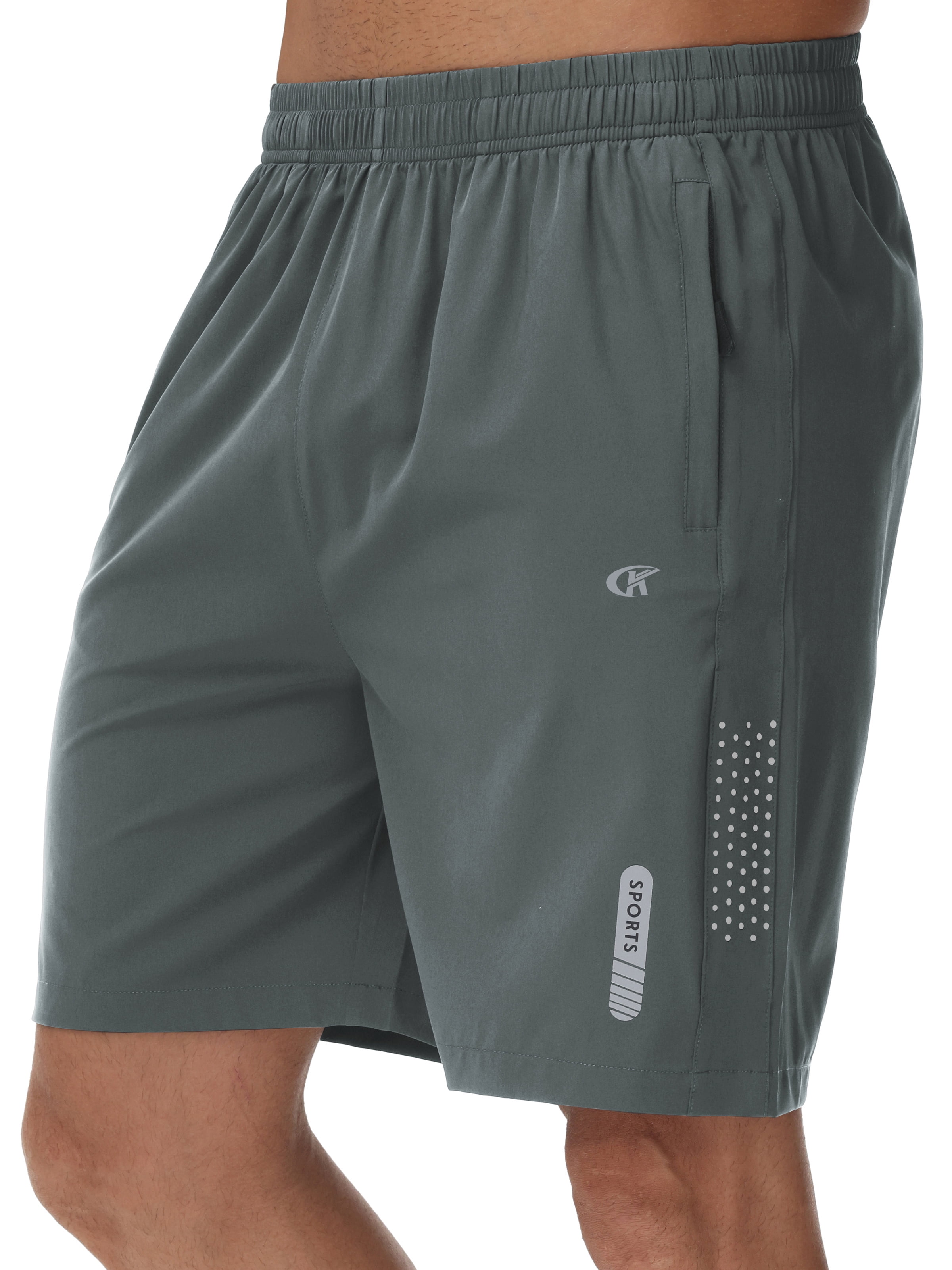 Weilanxin Men's Athletic Running Shorts Quick Dry Workout Shorts ...