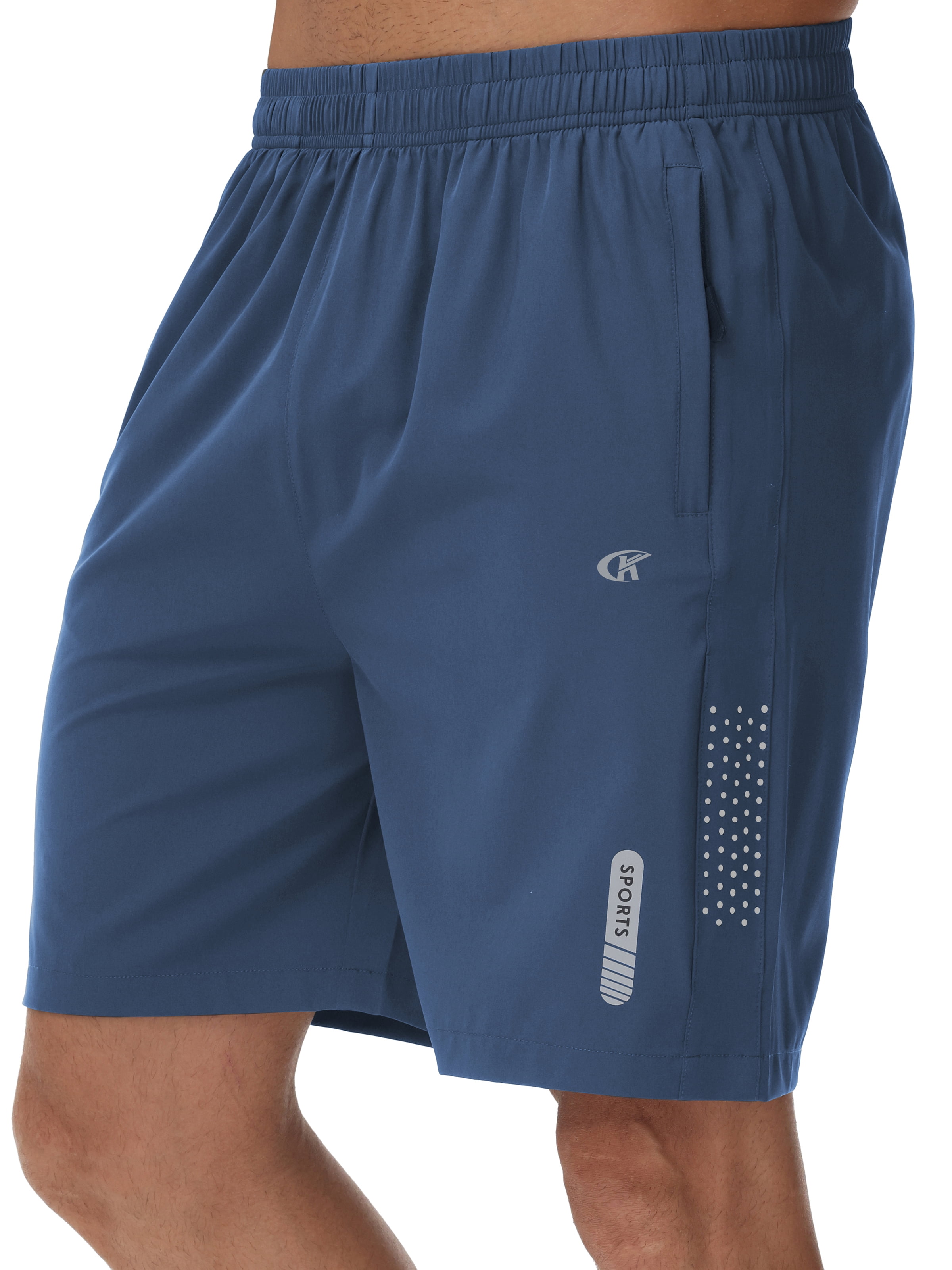 Weilanxin Men's Athletic Running Shorts Quick Dry Workout Shorts ...