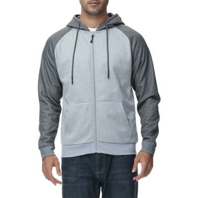 BiZtdJrK Mens Fleece Lined Workout Hoodie Thermal Winter Full Zip ...
