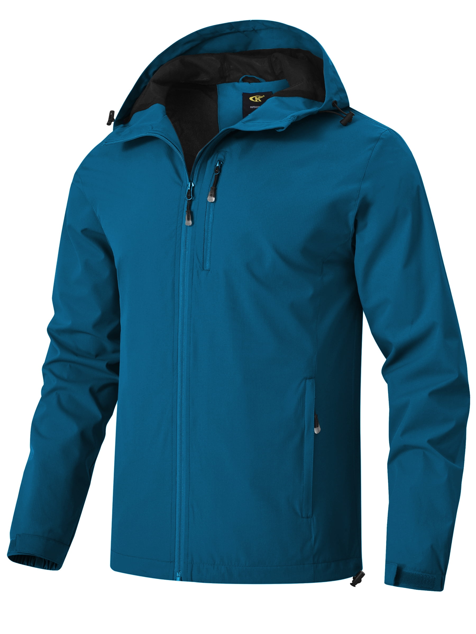 Weilanxin Men's Lightweight Jacket Hood Packable Raincoats Waterproof ...