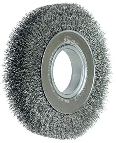 Weiler 06070 6" Medium Face Crimped Wire Wheel, .0118" Steel Fill, 2 ...