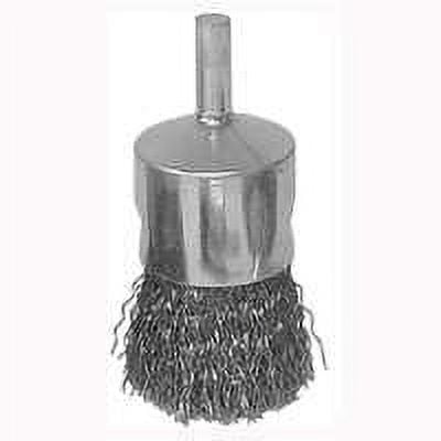 Weiler 36046 Vortec-Pro Crimped Solid End Wire Brush, 3/4" - Walmart.com