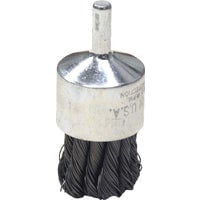 Weiler 36051 Extra Coarse Grade Knot Wire Wheel Brush, 1 in Dia, 0.02 ...