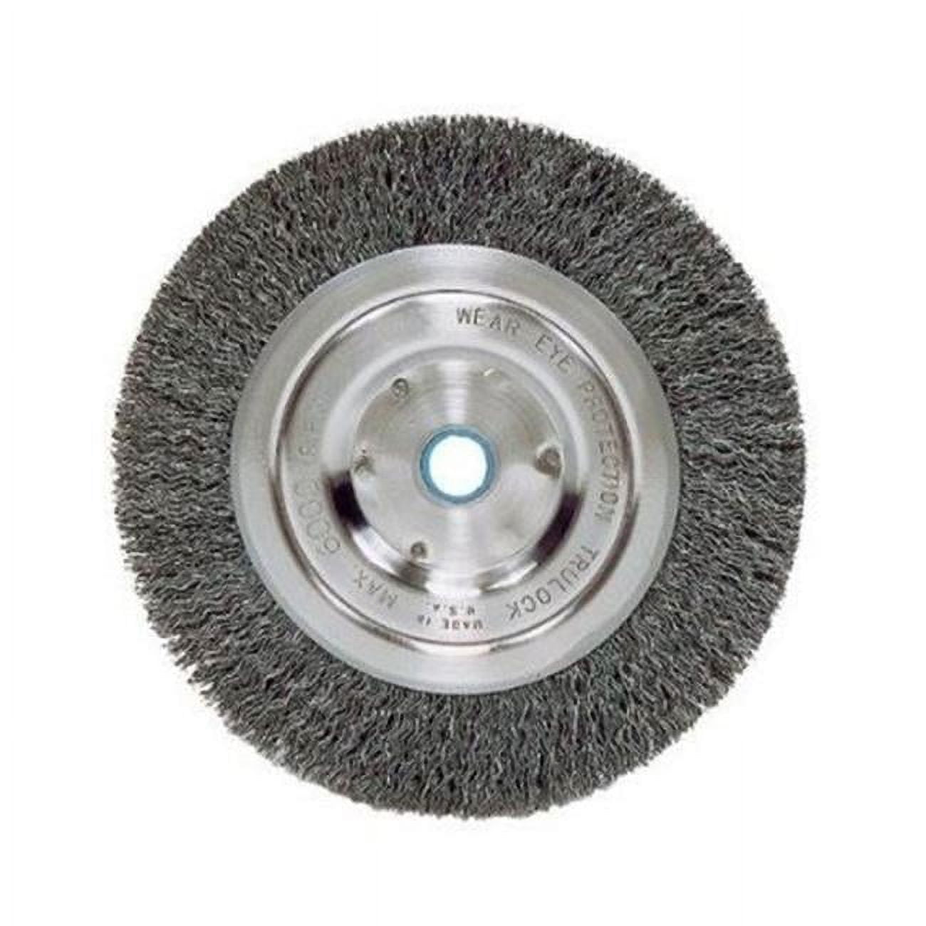 Weiler 36265 Wolverine 10" Crimped Wire Wheel, .014" Steel Fill, Wide ...