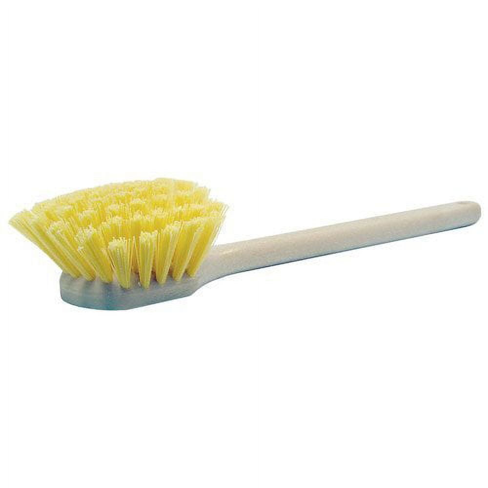 Foam Block Utility Scrub Brushes, 2 in Trim L, Yellow Polypropylene ...