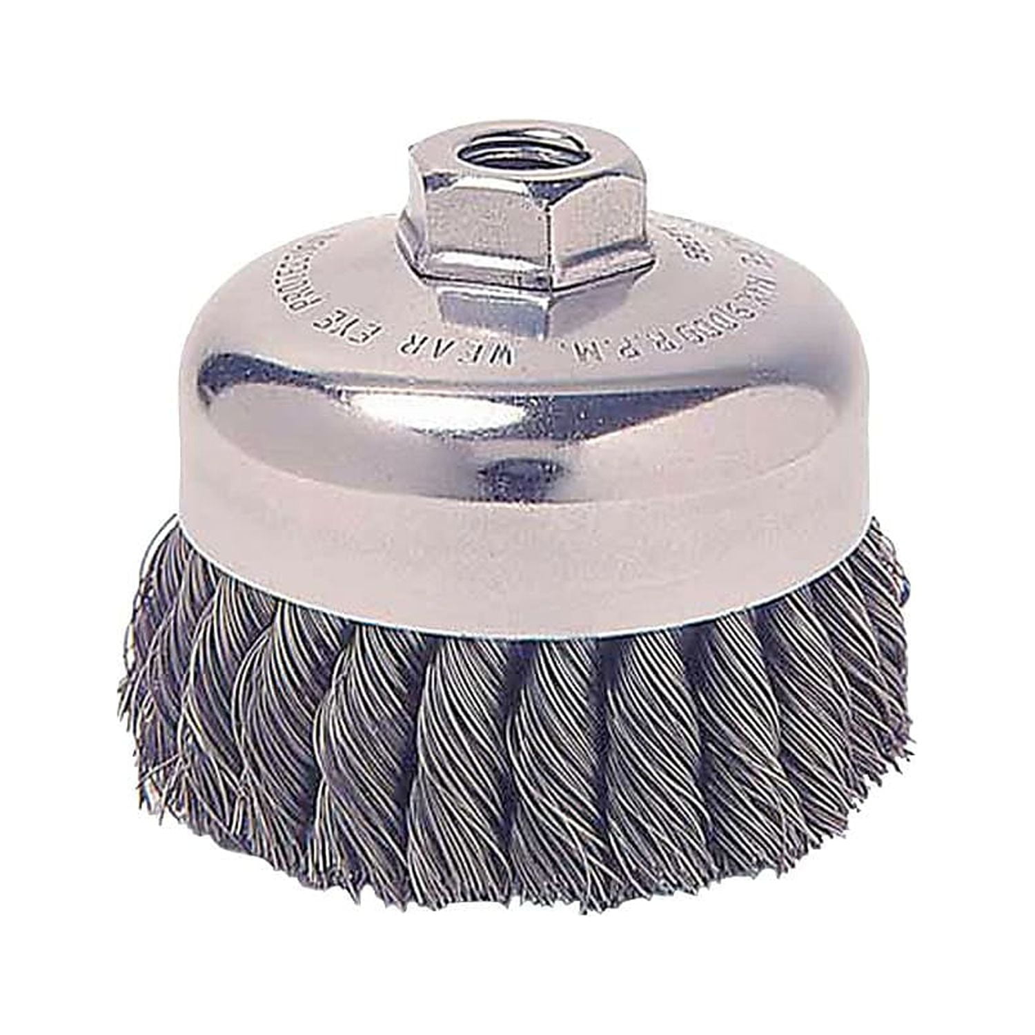 Weiler Knot Wire Cup Wire Brush, Arbor, 3-1/2" 93434 - Walmart.com