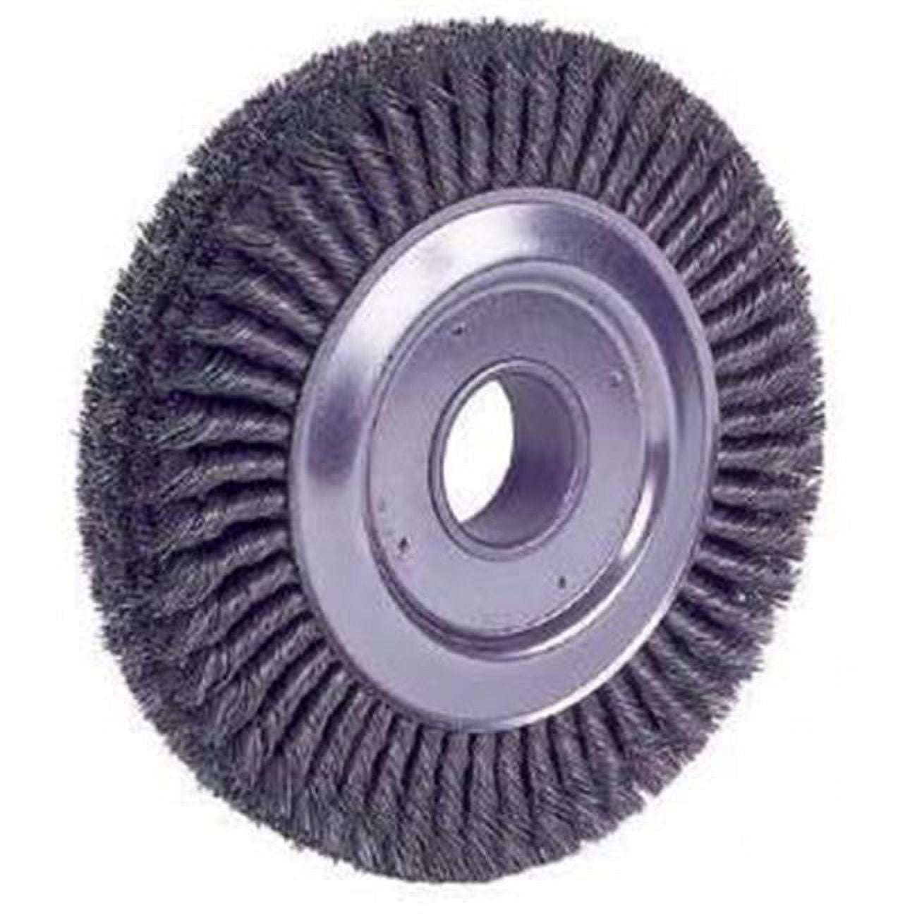 Weiler 94008 10" Cable Twist Knot Wire Wheel, 023" Steel Fill, 2" Arbor ...