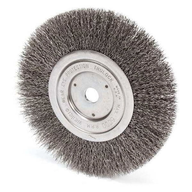 Weiler Crimped Wire Wheel Brush,Arbor,7 In. 93490 - Walmart.com