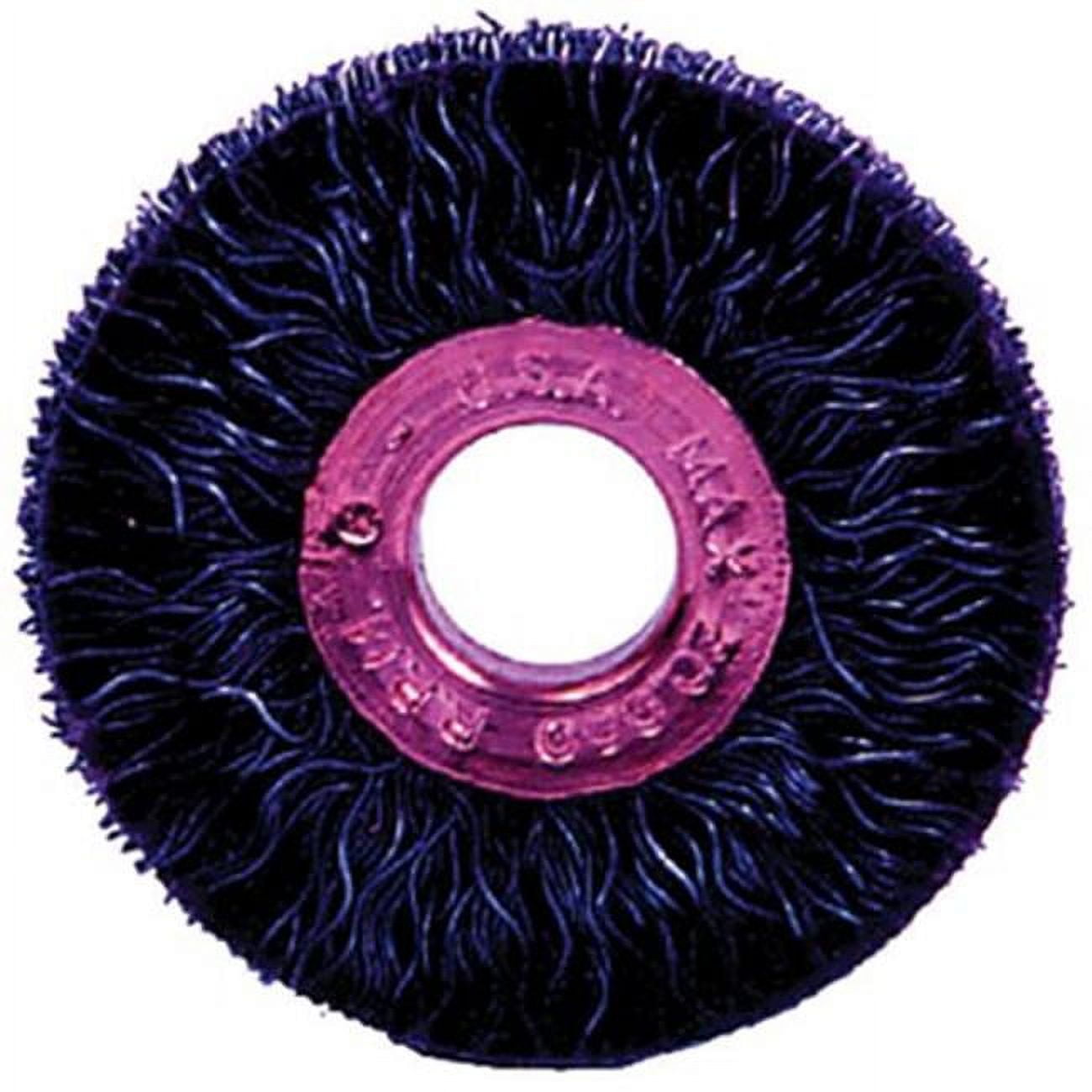 Weiler Encapsulated Wire Wheel Brush,Arbor 90109 - Walmart.com