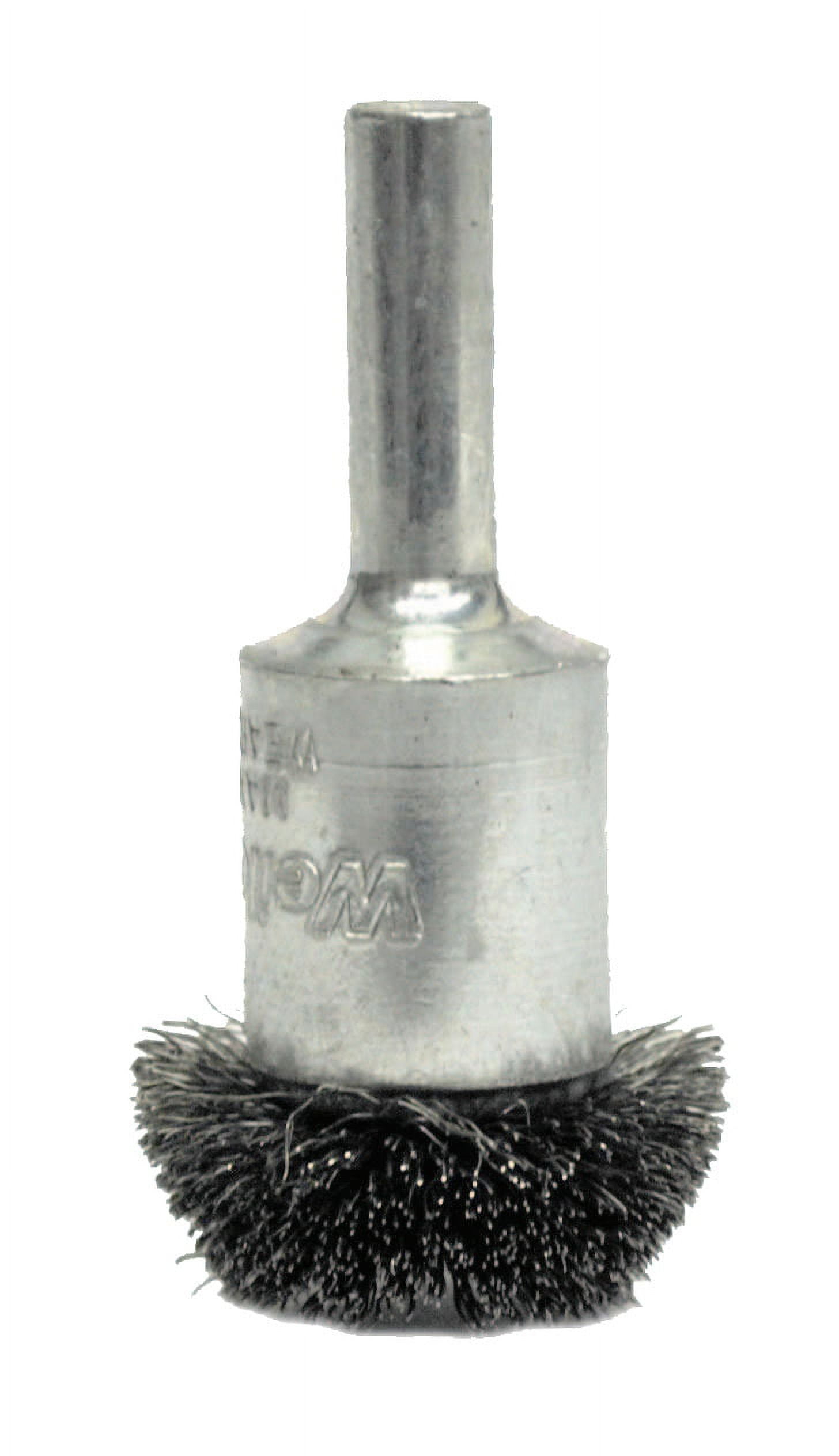 Weiler Stem-Mounted Circular Flared End Brushes, Steel, 16,000 rpm, 2 3/4" x 0.008" - Walmart.com