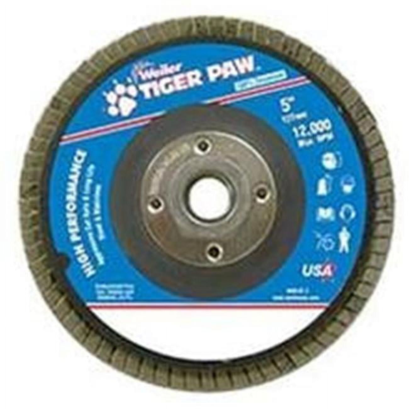 Weiler Fiber Disc,5 in Dia,5/8in Arbor,80 Grit 98849 - Walmart.com