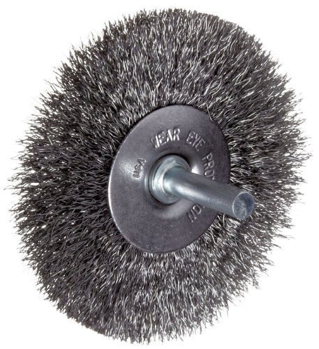 Weiler Vortec Pro 6 in. Crimped Wire Wheel Brush Carbon Steel 6000 rpm ...