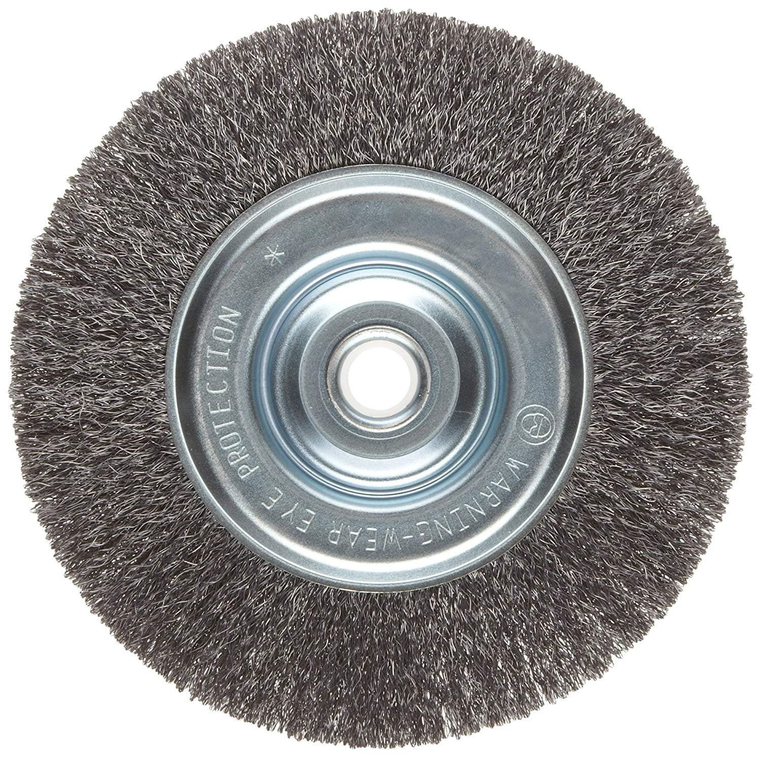 Weiler Vortec Pro Narrow Face Wire Wheel Brush, Round Hole, Carbon ...