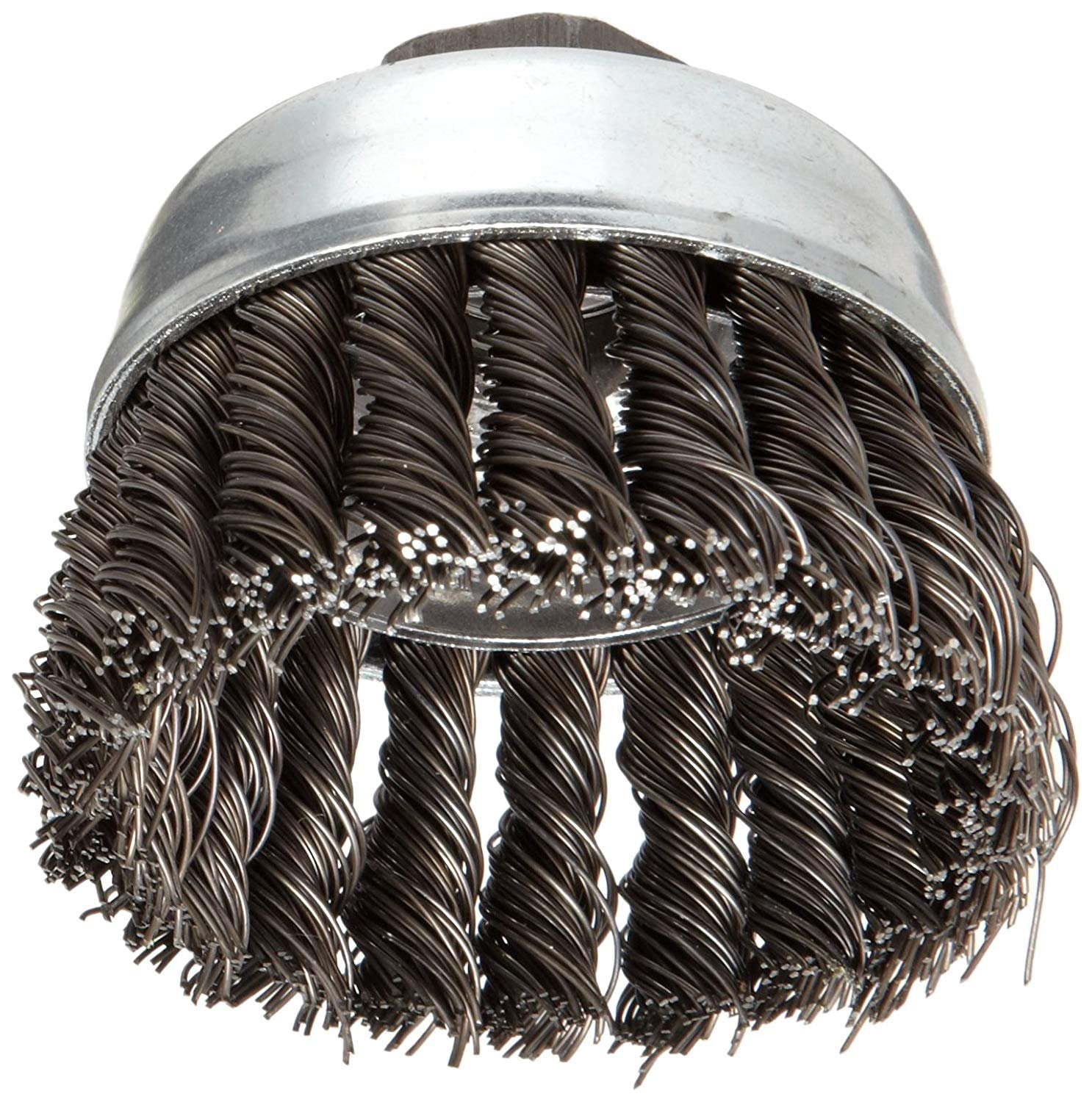 Weiler Vortex Pro Wire Cup Brush, Threaded Hole, Carbon Steel, Partial ...