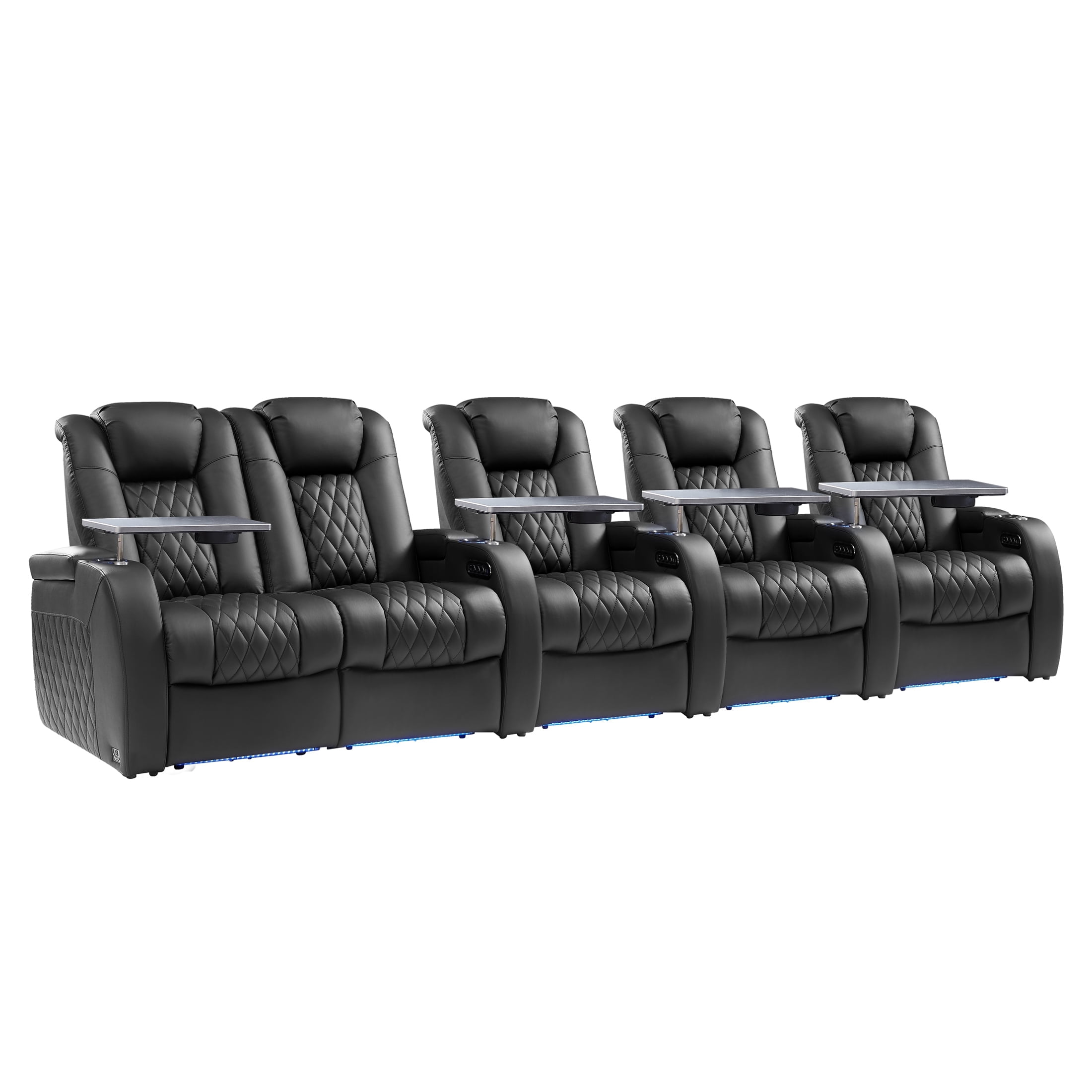 Weilianda Luxury Series Home Theater & Gaming Seating - Power Recliner ...