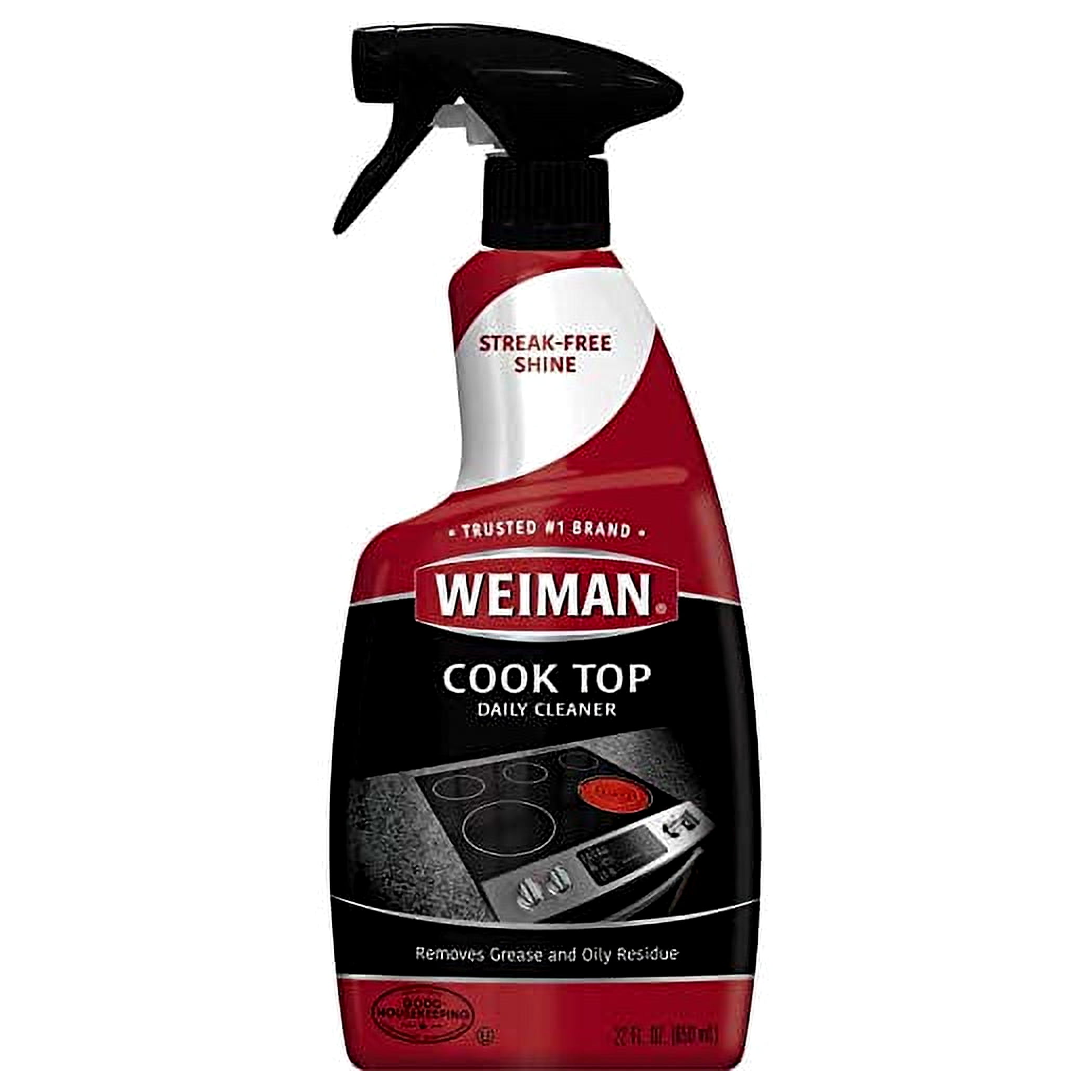 Weiman Glass Stove Cook Top Daily Cleaner, Ceramic Spray, 22 Oz ...