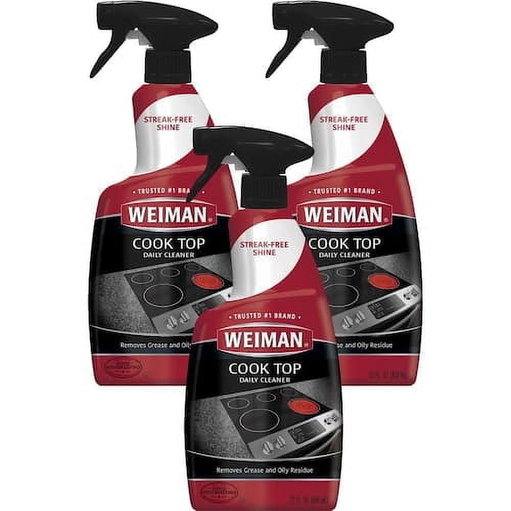 Weiman 22 oz. Stovetop Cleaner for Daily Use Spray (3-Pack) - Walmart Business Supplies