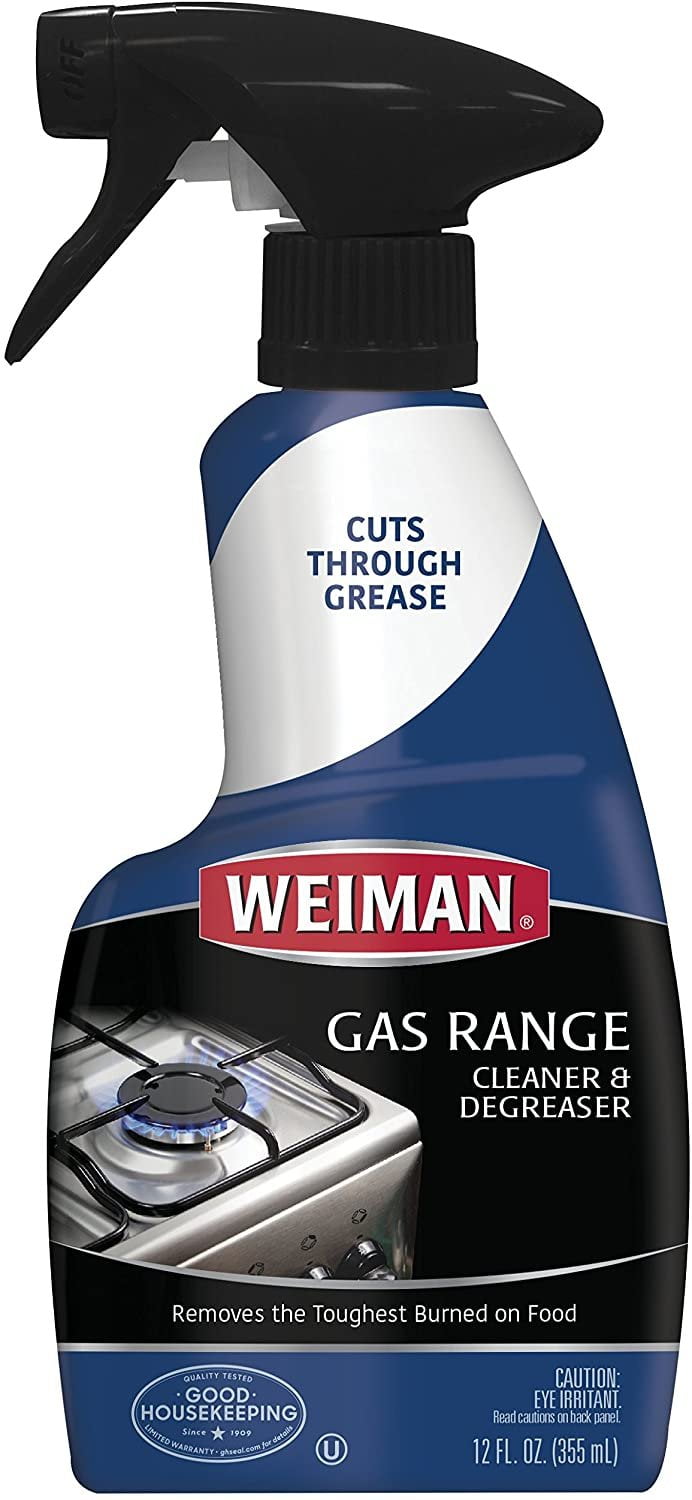 Weiman Gas Range Cleaner and Degreaser - 12 Ounce - Packaging May Vary ...