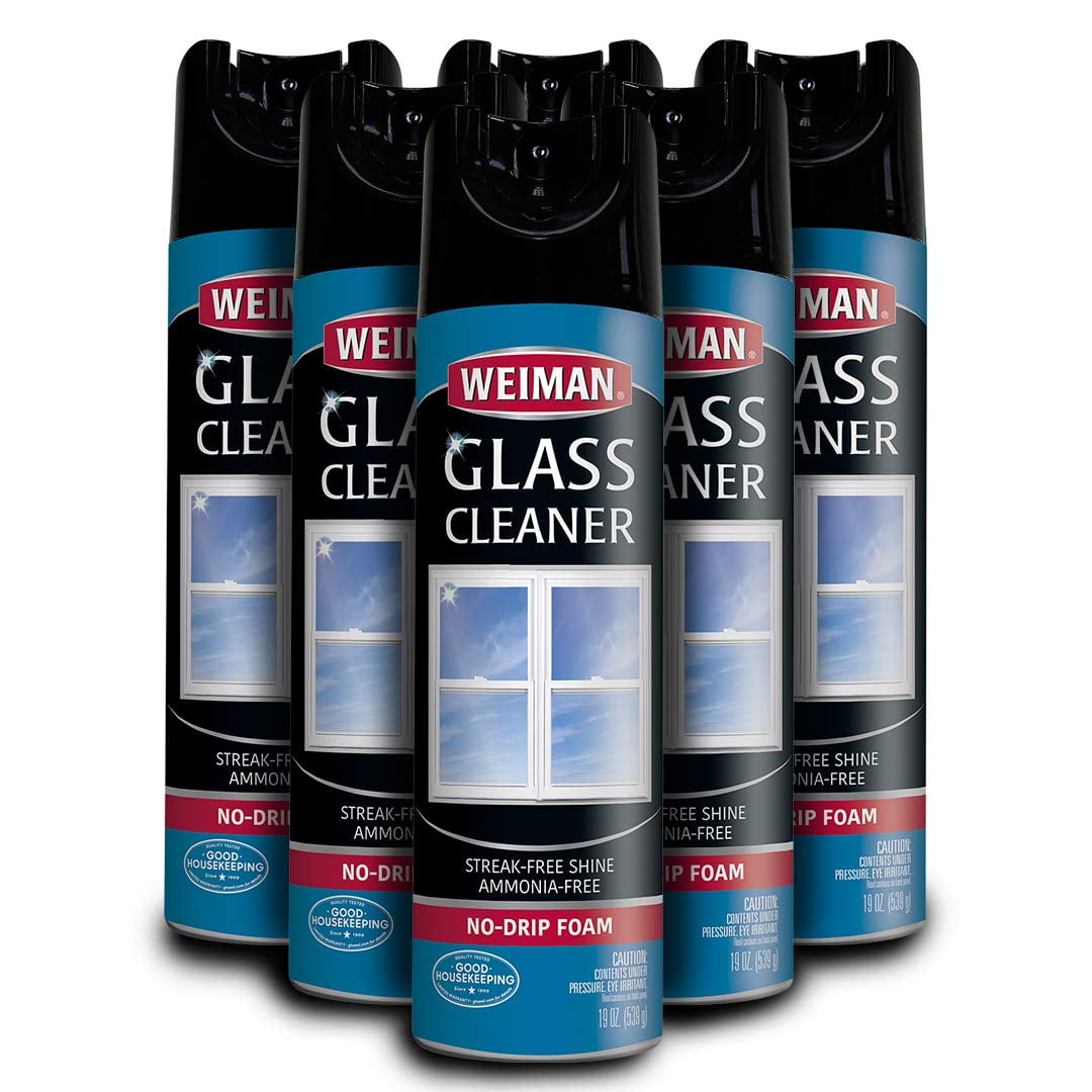 Weiman Glass Cleaner - 19 Ounce (6 Pack) - Safe Professional Streak ...