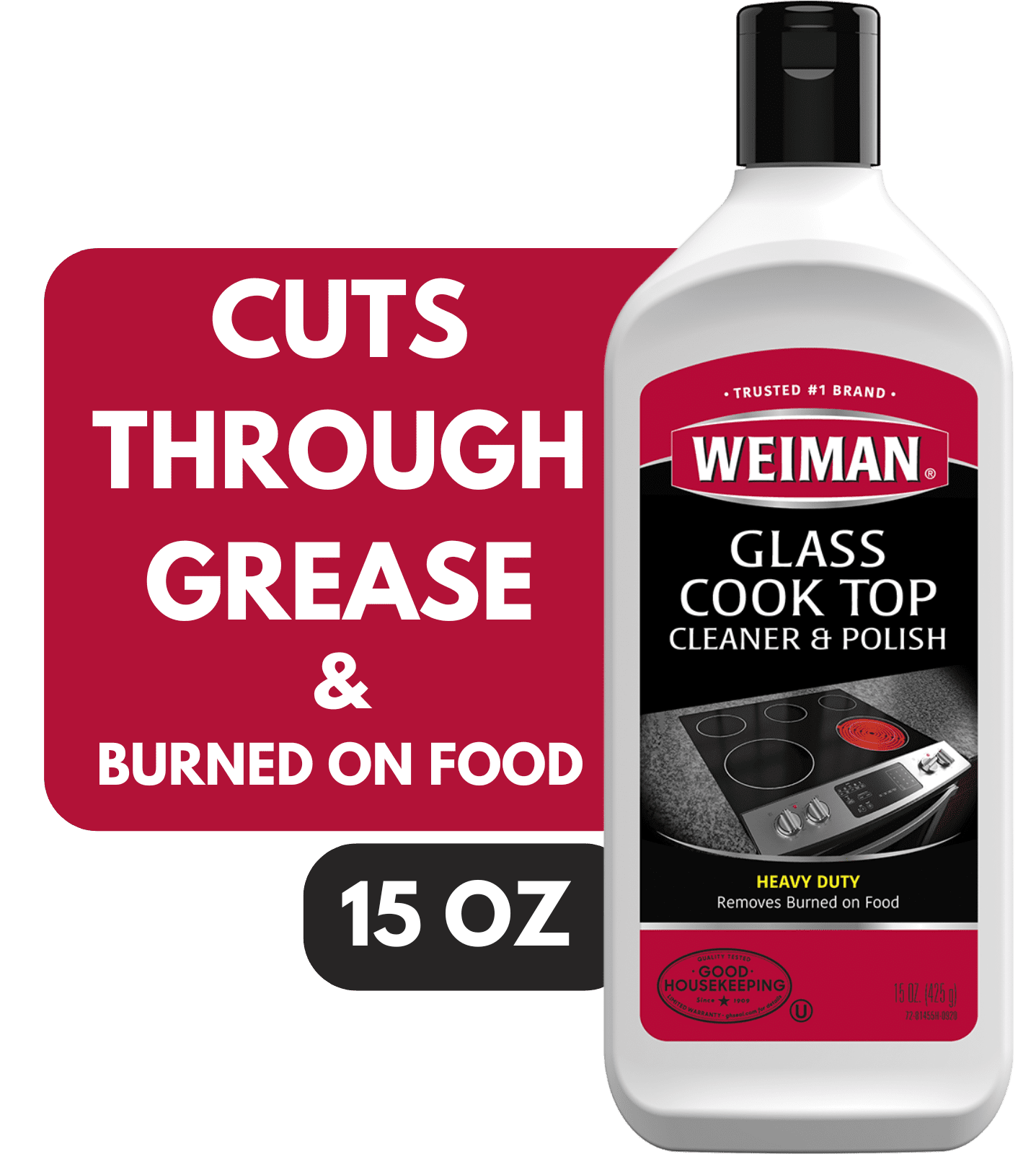 Weiman Glass Cook Top Cleaner, 15 Oz - Walmart.com