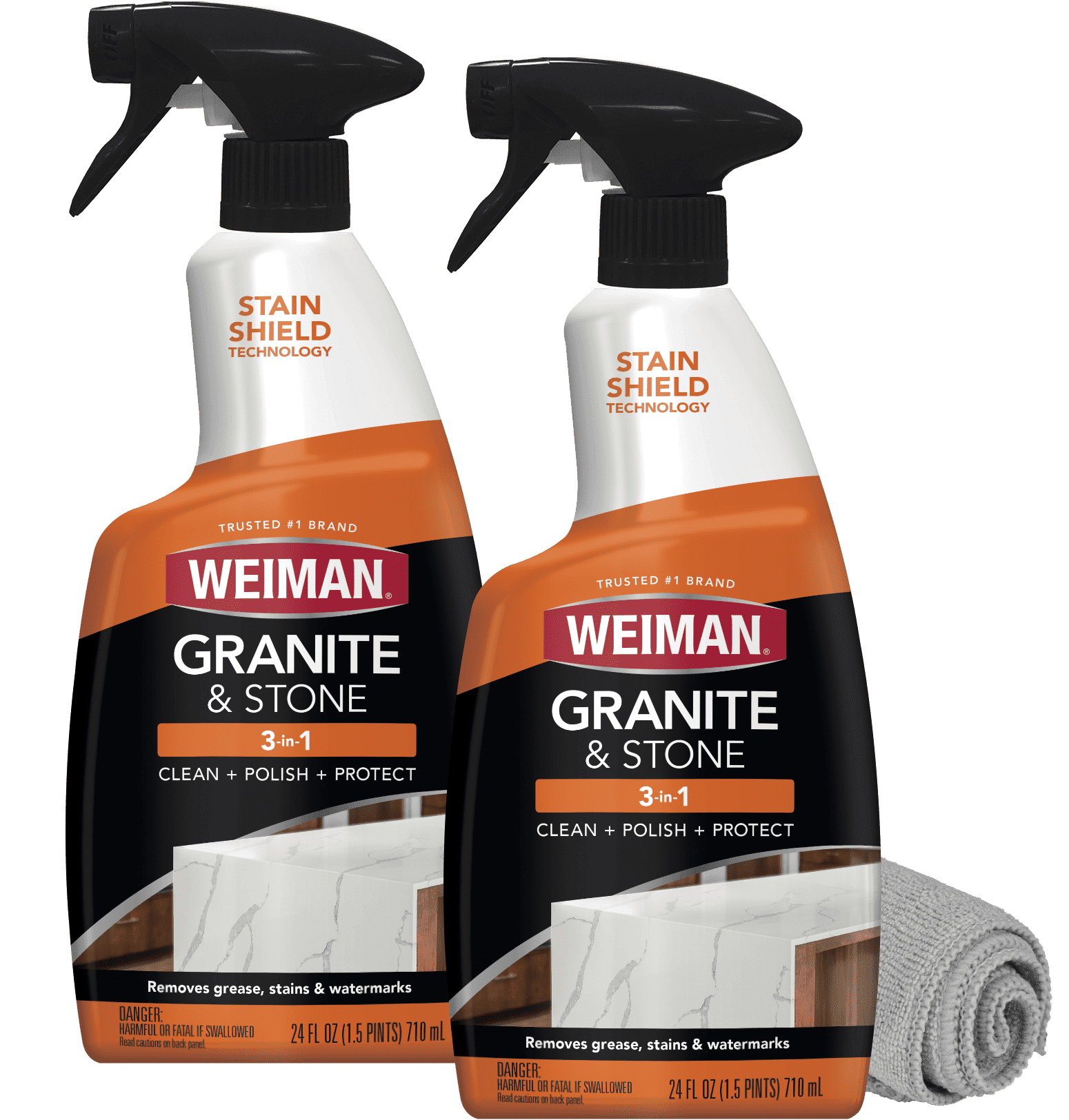 Free Shipping! Weiman Granite Cleaner Polish and Protect Spray, 2 Pack ...