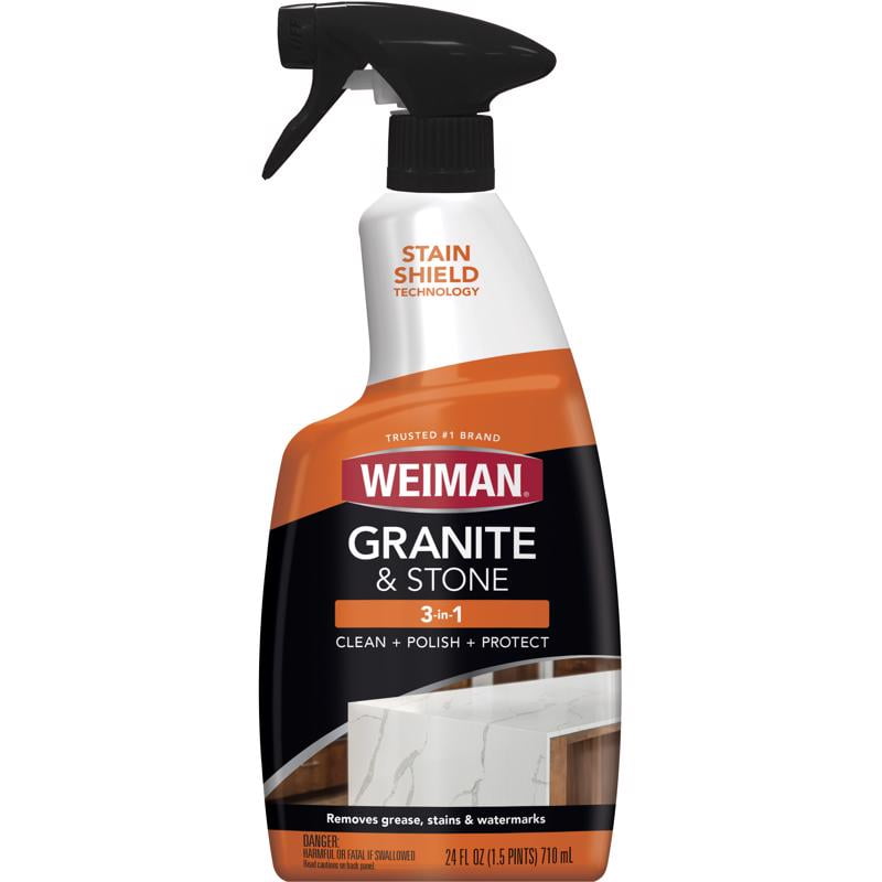 Weiman Daily Granite & Stone Polish Cleaner, 24 Fl Oz for Marble ...