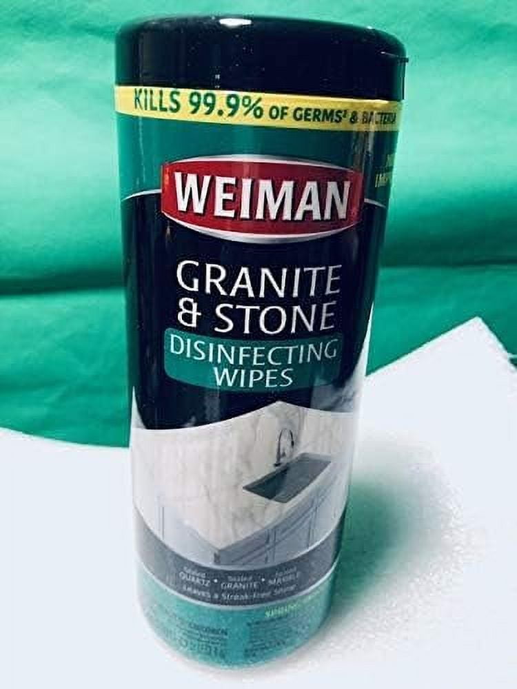 Weiman Granite Wipes Canister 30 Count - Walmart.com