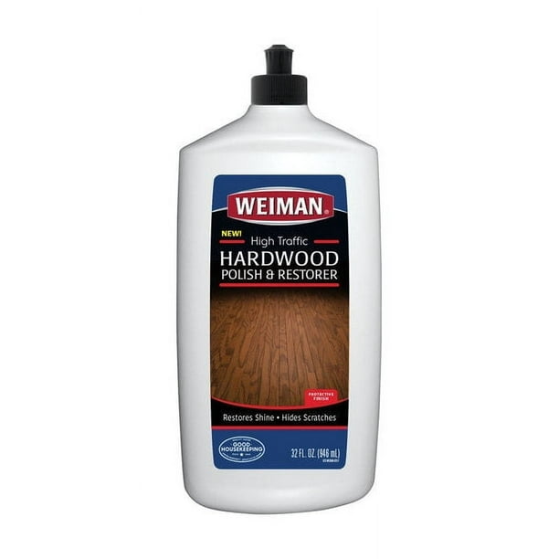 Weiman High Traffic High Gloss Hardwood Floor Polish & Restorer Liquid ...