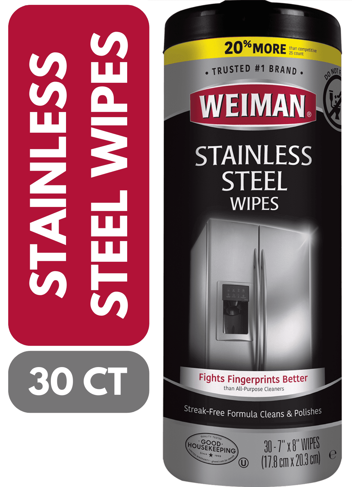 Stainless steel wipes store
